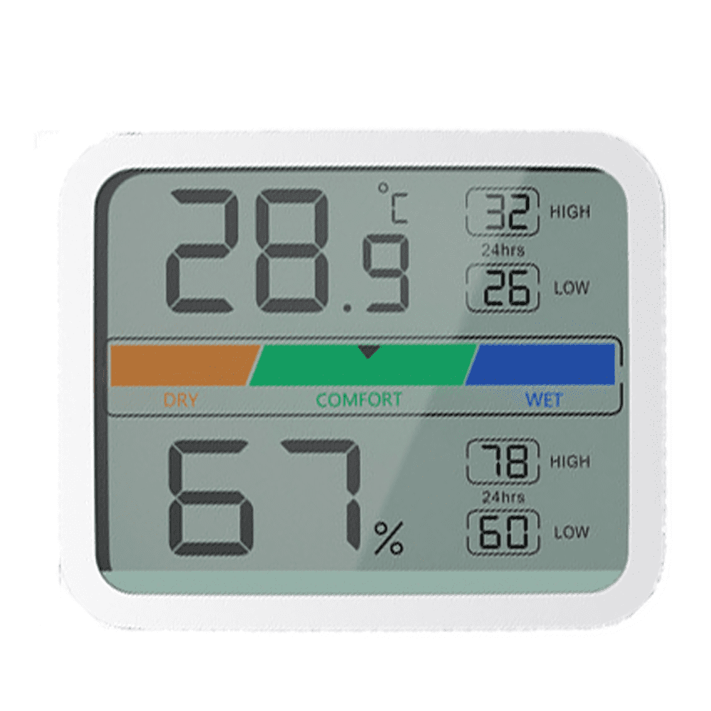 Home Office Climate Control Made Simple, Digital Temperature Humidity ...