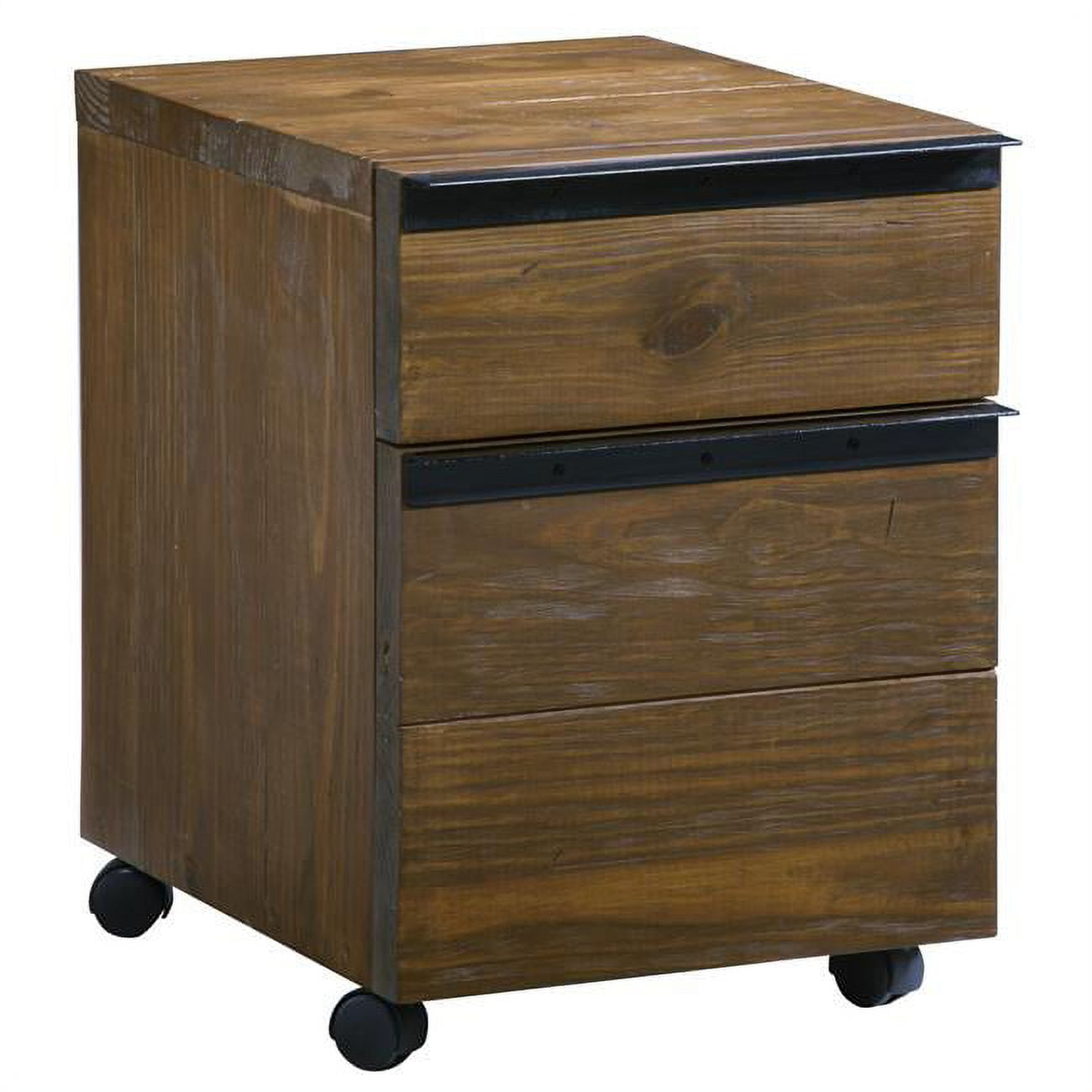 Home & Office Companion Desk, Black & Russet Pine - Walmart.com