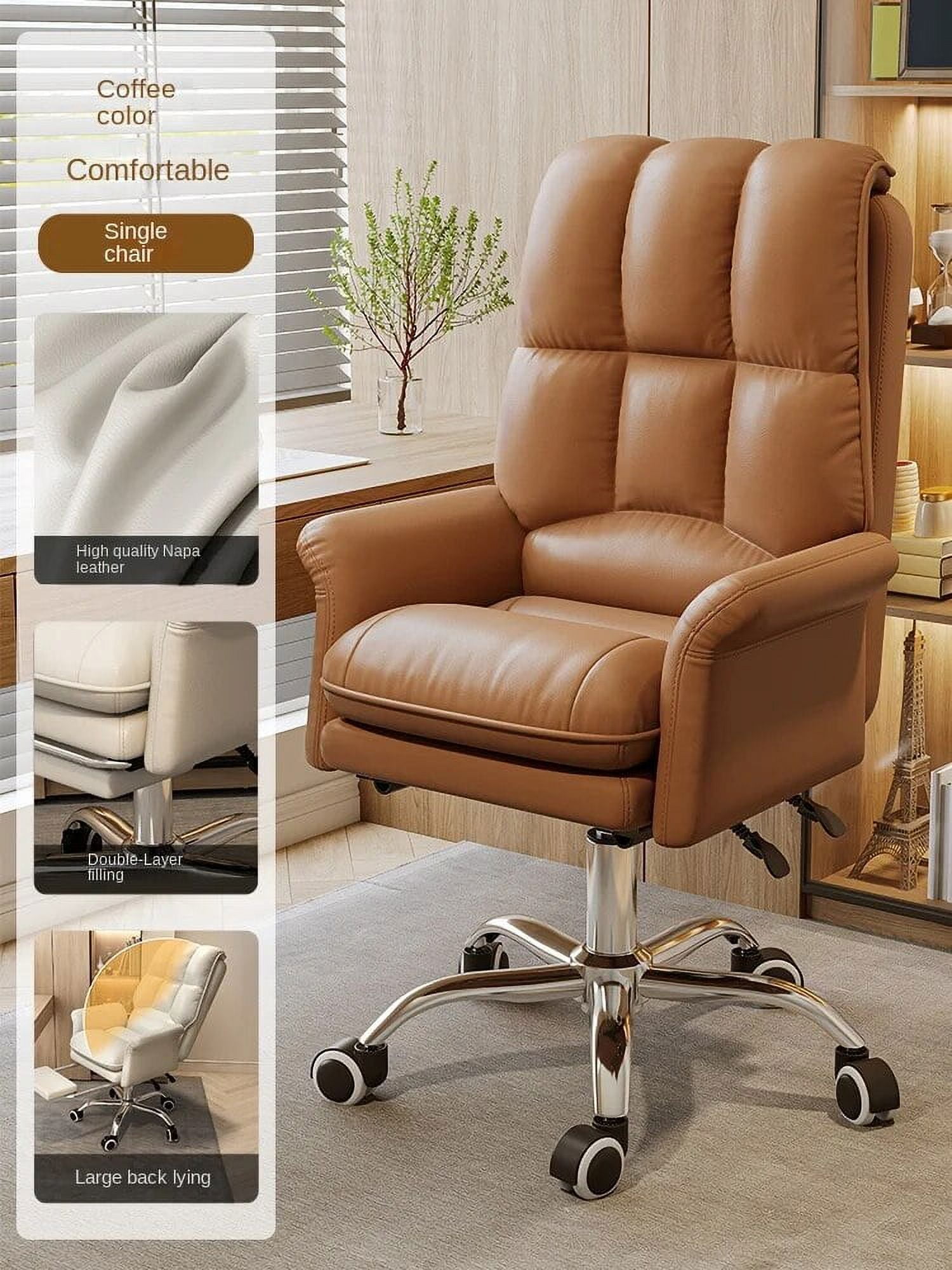 Home Office Computer Chair Comfortable Backrest Reclining Sofa Boss ...