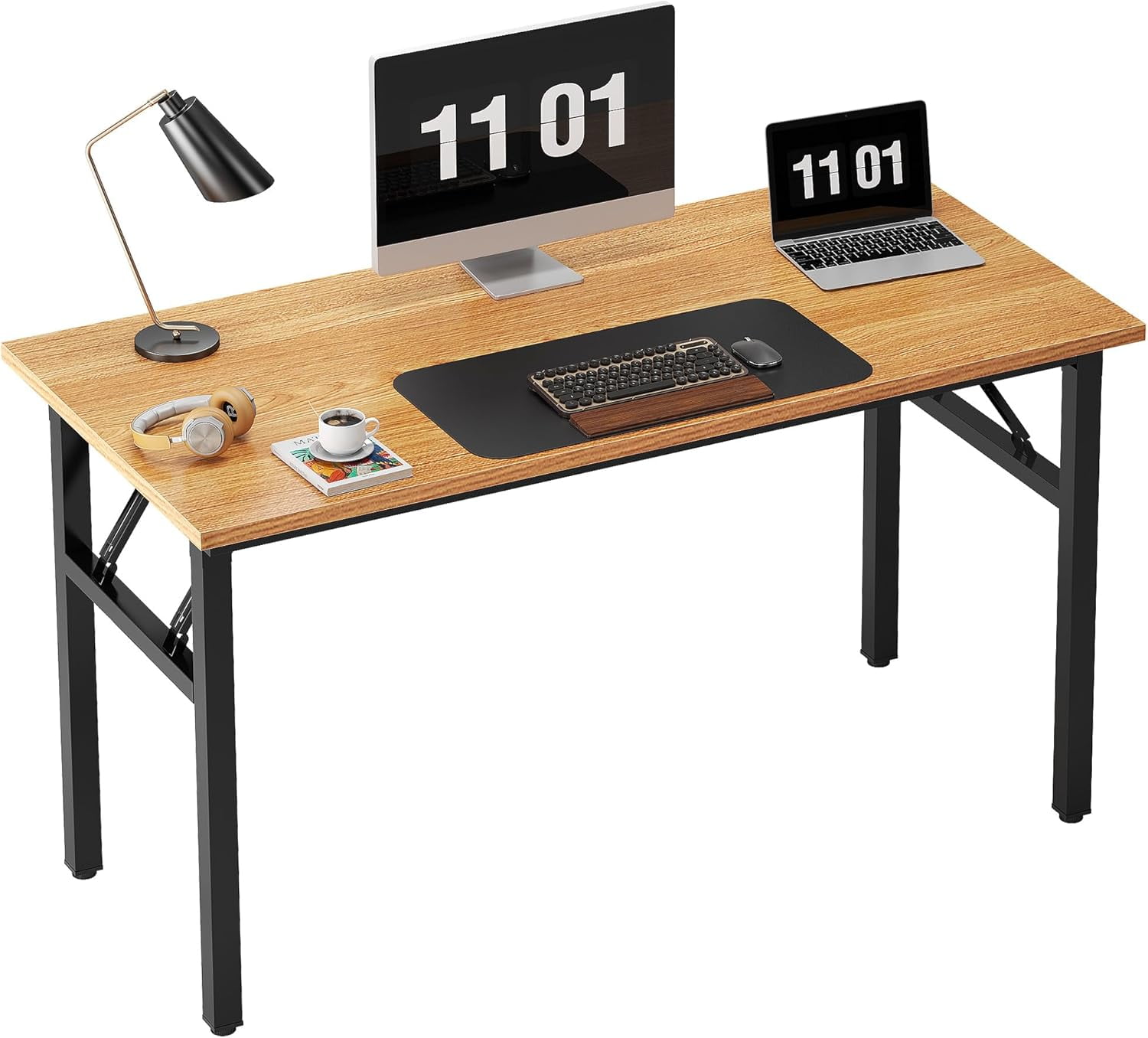 Home Office Desk 47 inches Folding Computer Table Workstation No ...