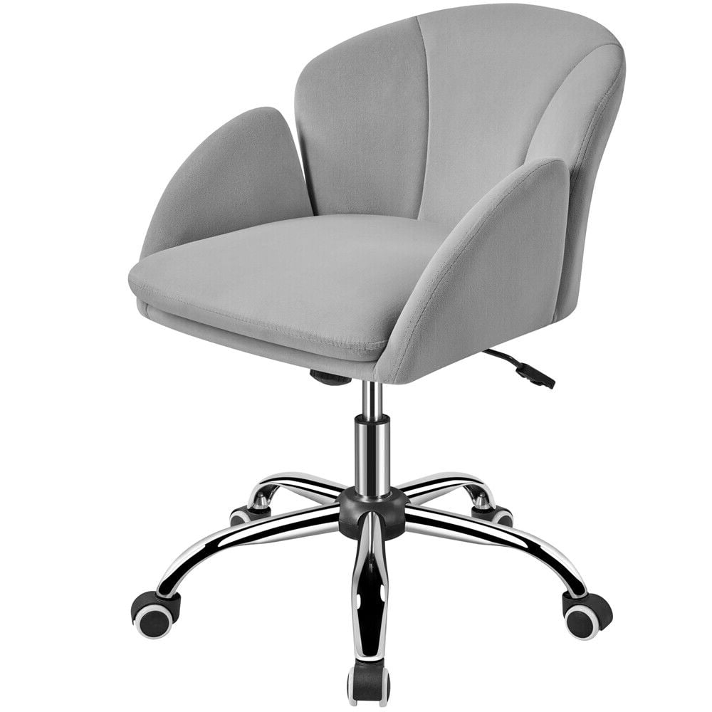 Home Office Desk Chair, Vanity Chair, Modern Upholstered Cute Office ...