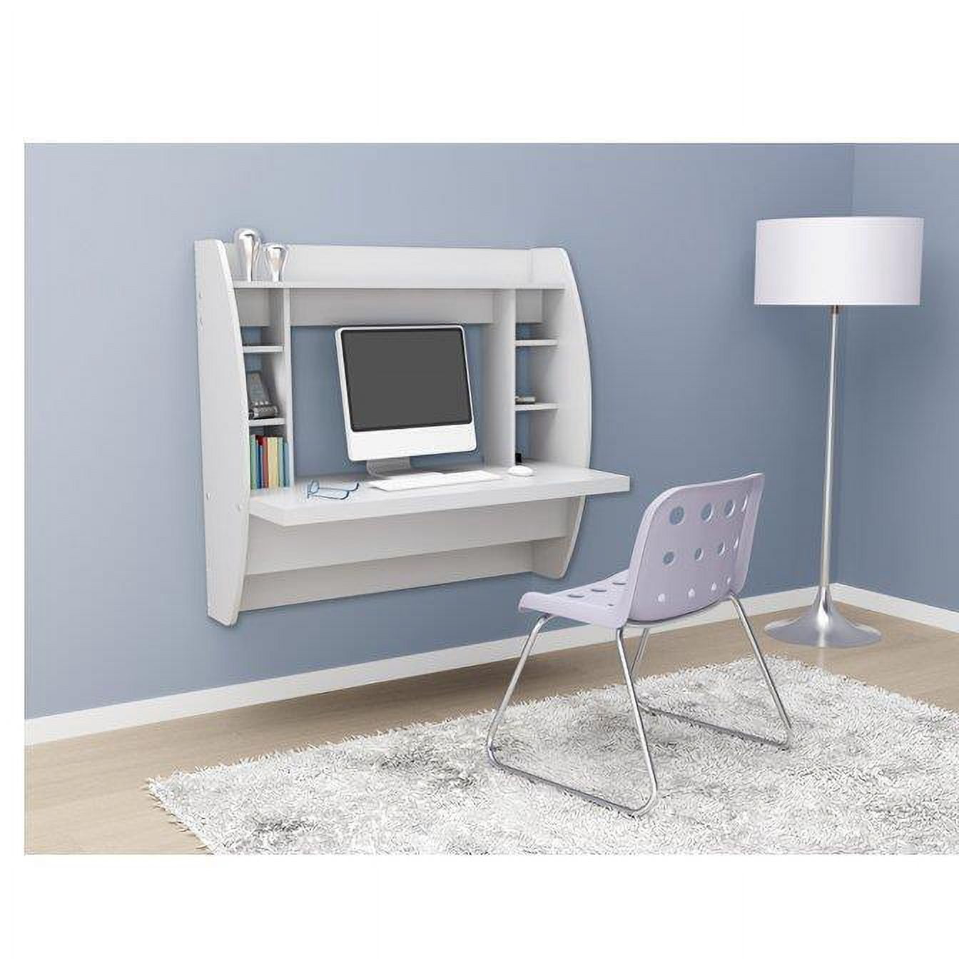 Home Office Floating Computer Desk Wall Mount Workstation Laptop Table ...