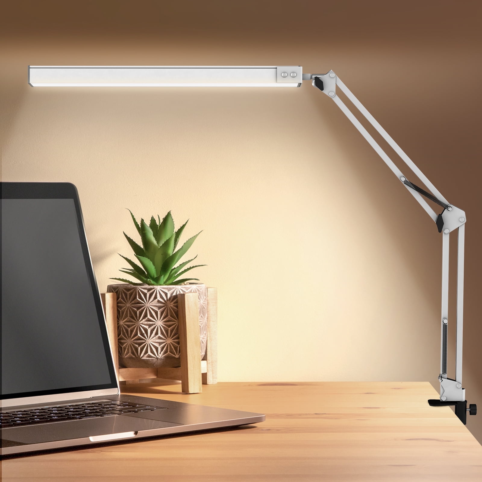 Home Office Foldable Table Lamp,2 Section Cantilever Structure LED ...
