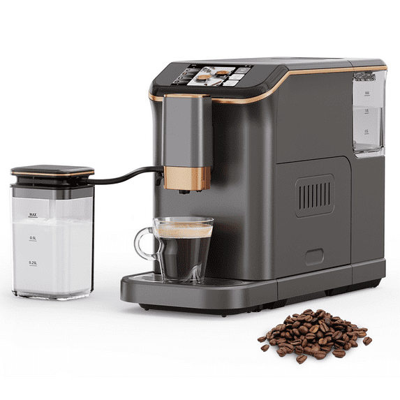 Home Office Fully Automatic Espresso Machine with Built-in Grinder ...