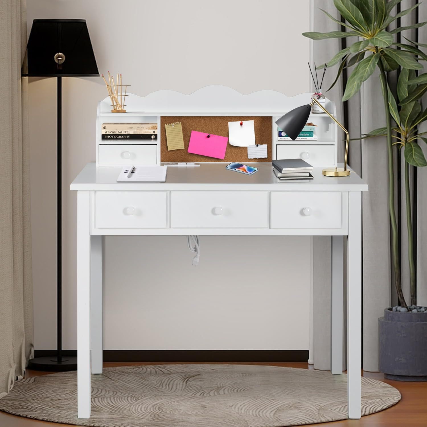 Home Office Furniture Writing Desk,Computer Work Station with ...