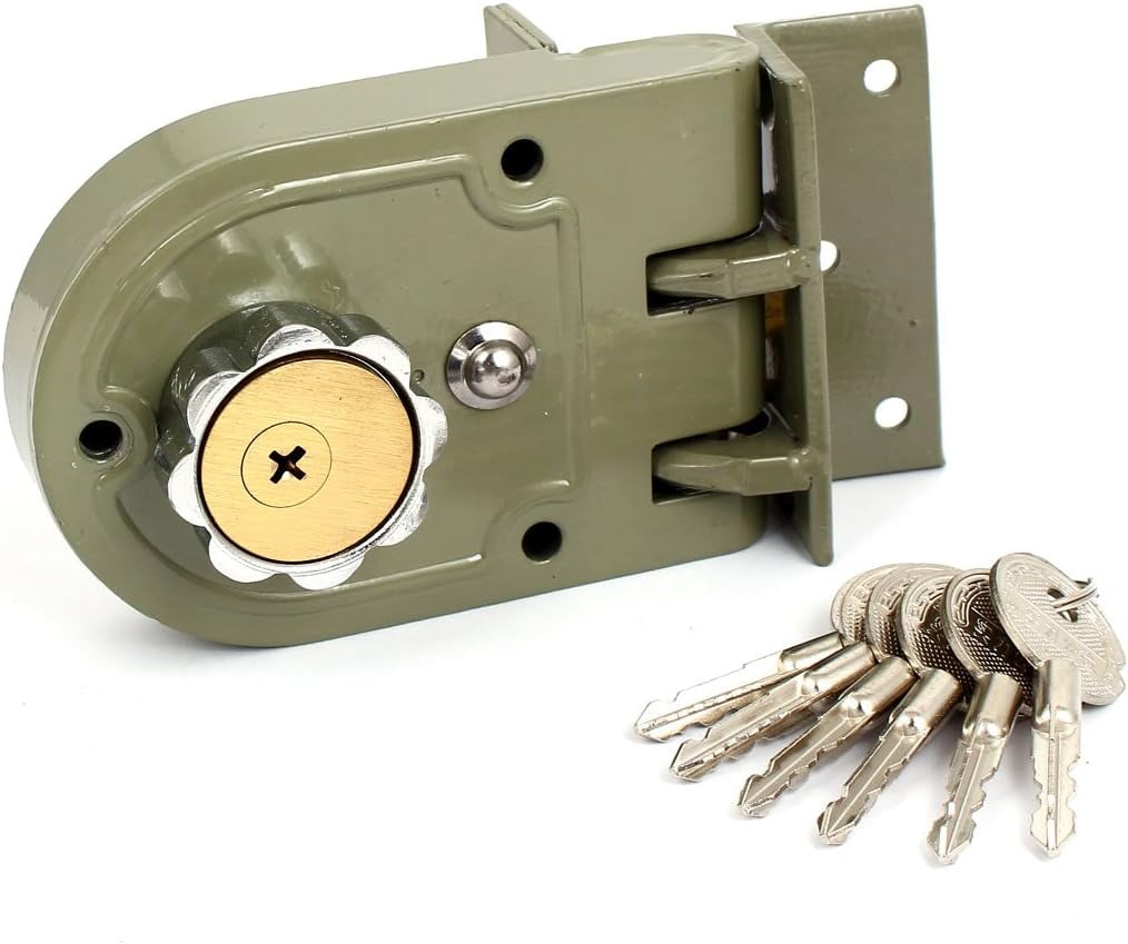 Home Office Hardware Single Cylinder Deadbolt Jimmy Proof Keyed Door ...