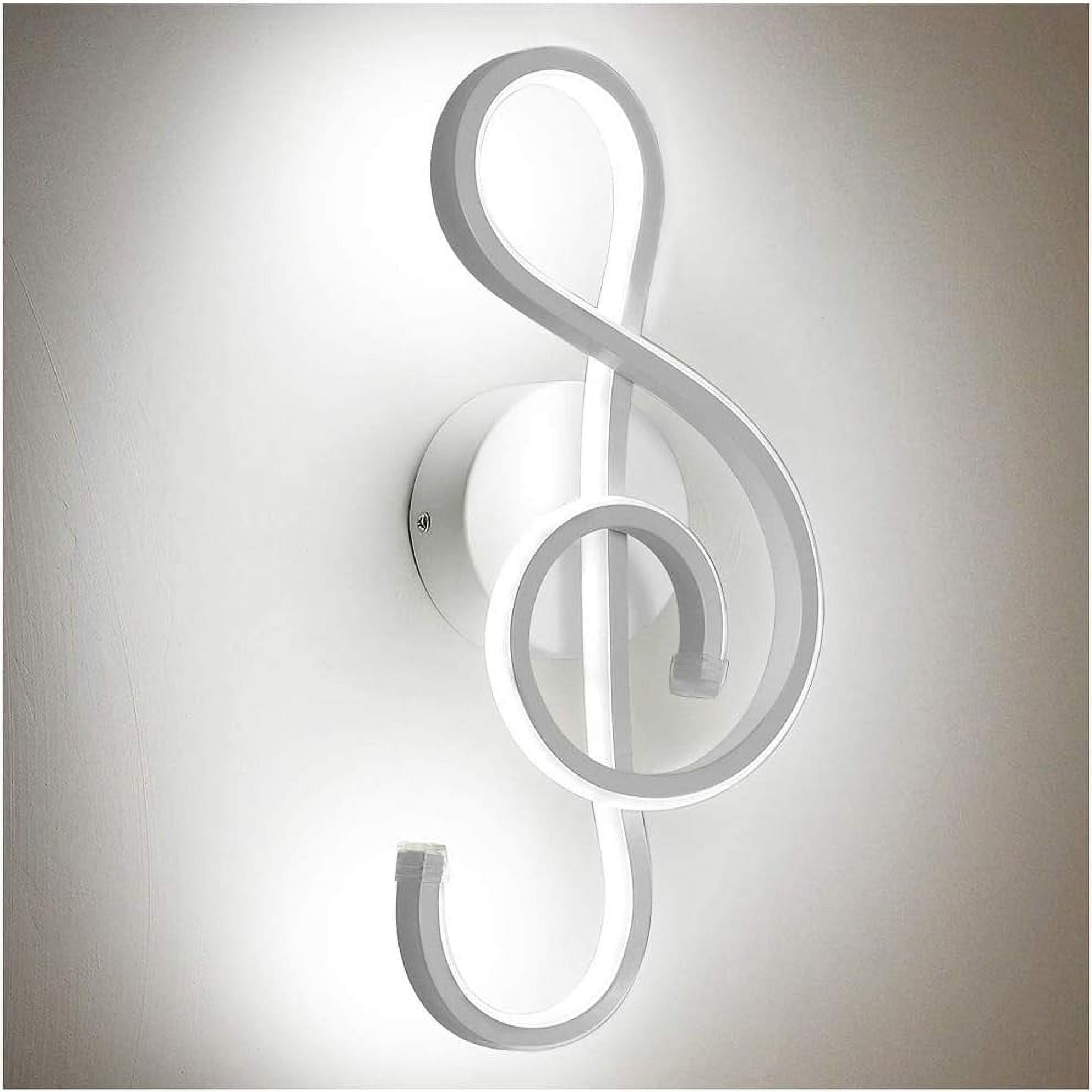 Home Office Modern LED Wall Light Creative Music Symbol Indoor Wall ...