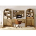 Home Office Set, 53.5" Modern Executive Desk with Charging Station and ...