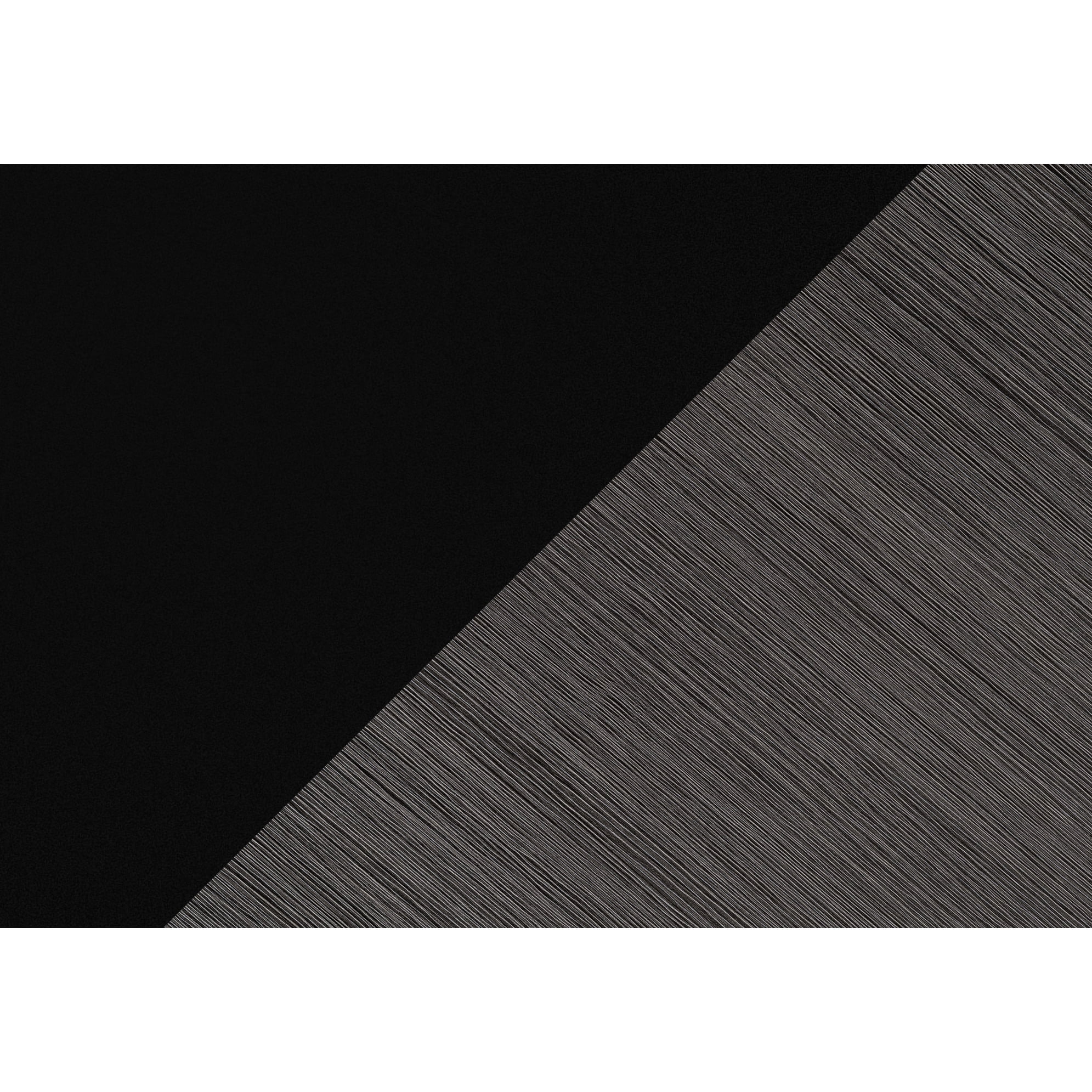 Home Office Study Table, 48"l, Black And Grey Laminate, With Storage ...