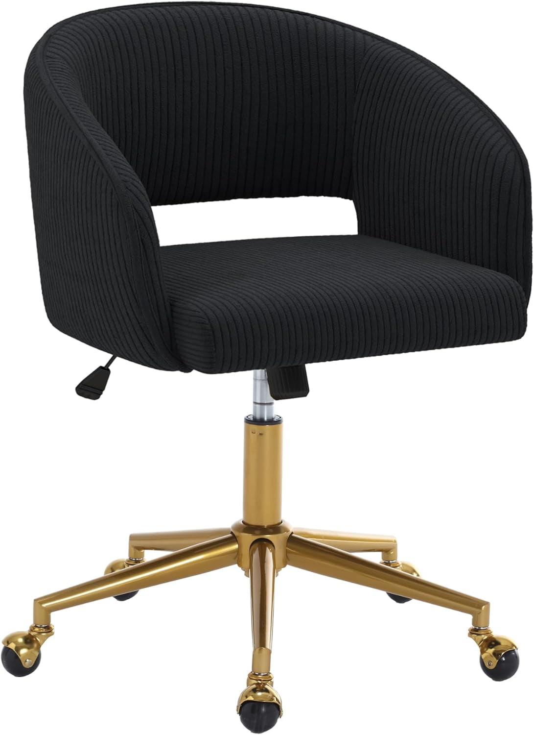 Home Office Swivel Desk Chair, Modern Velvet Vanity Chair, Height ...