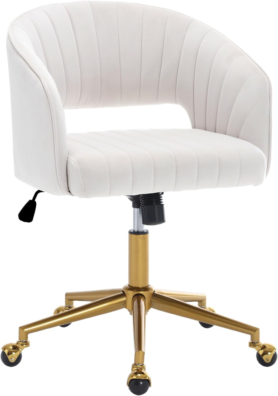 Home Office Swivel Desk Chair, Modern Velvet Vanity Chair, Height ...