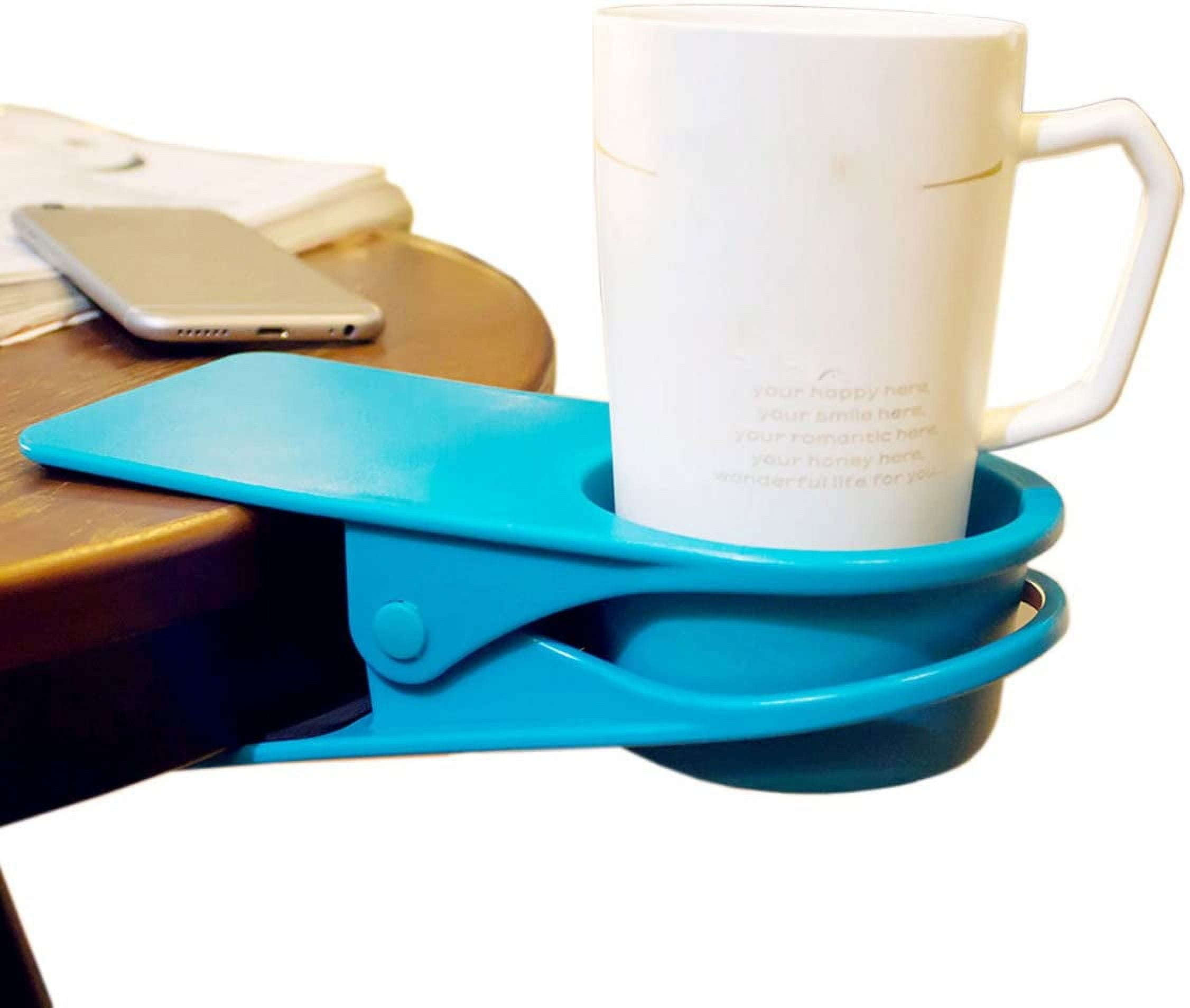 Home Office Table Desk Side Huge Clip Tea Coffee Cup Holder Clip Teacup ...