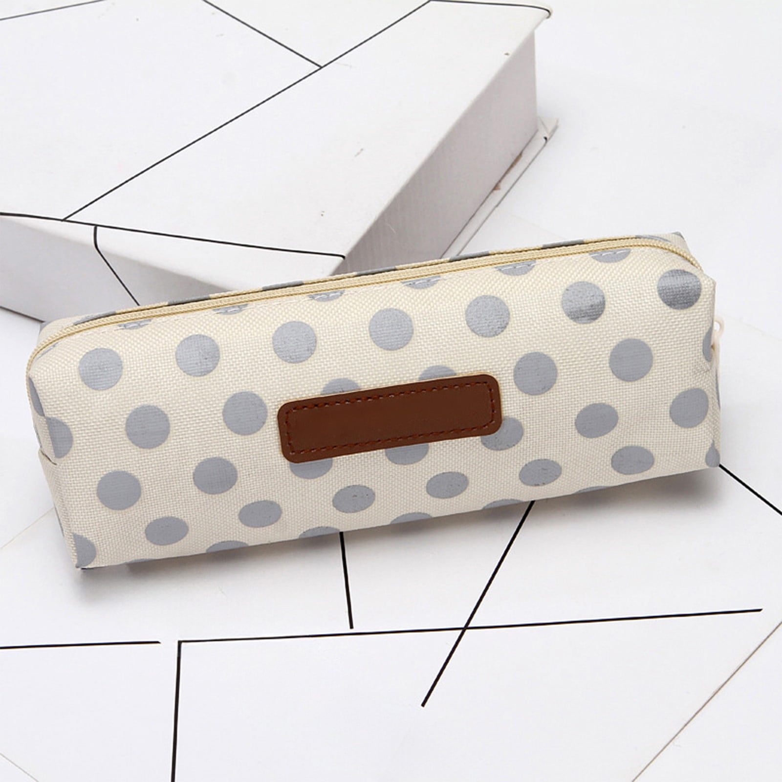 Home Organization - Plaid Pencil Pouch Students Solid Color Pencil ...