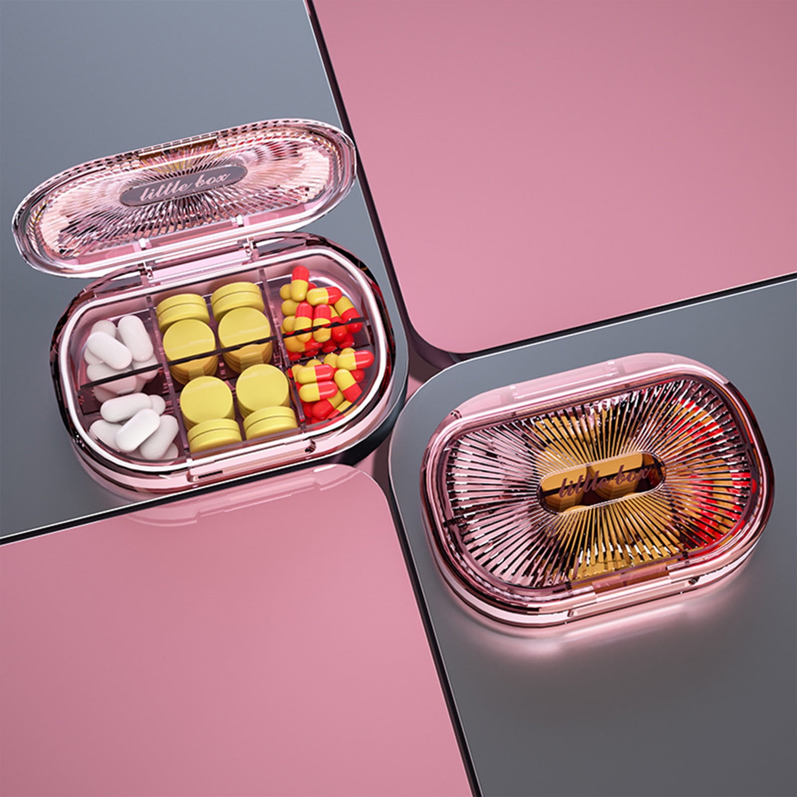 Home Organization - Storage Box Portable Divided Into Compartments ...