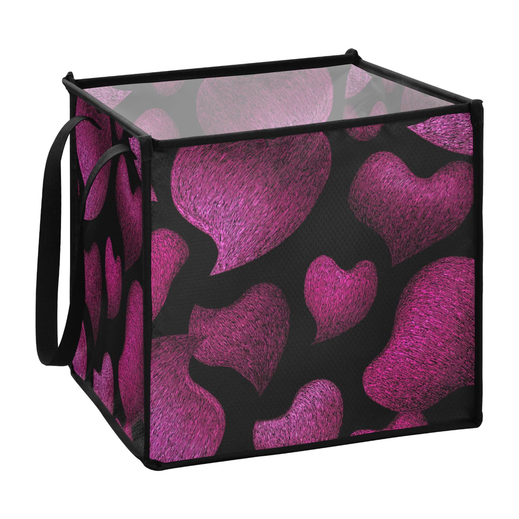 Home Organizer Foldable Fabric Storage Bin With Handle Dragon Fruit ...