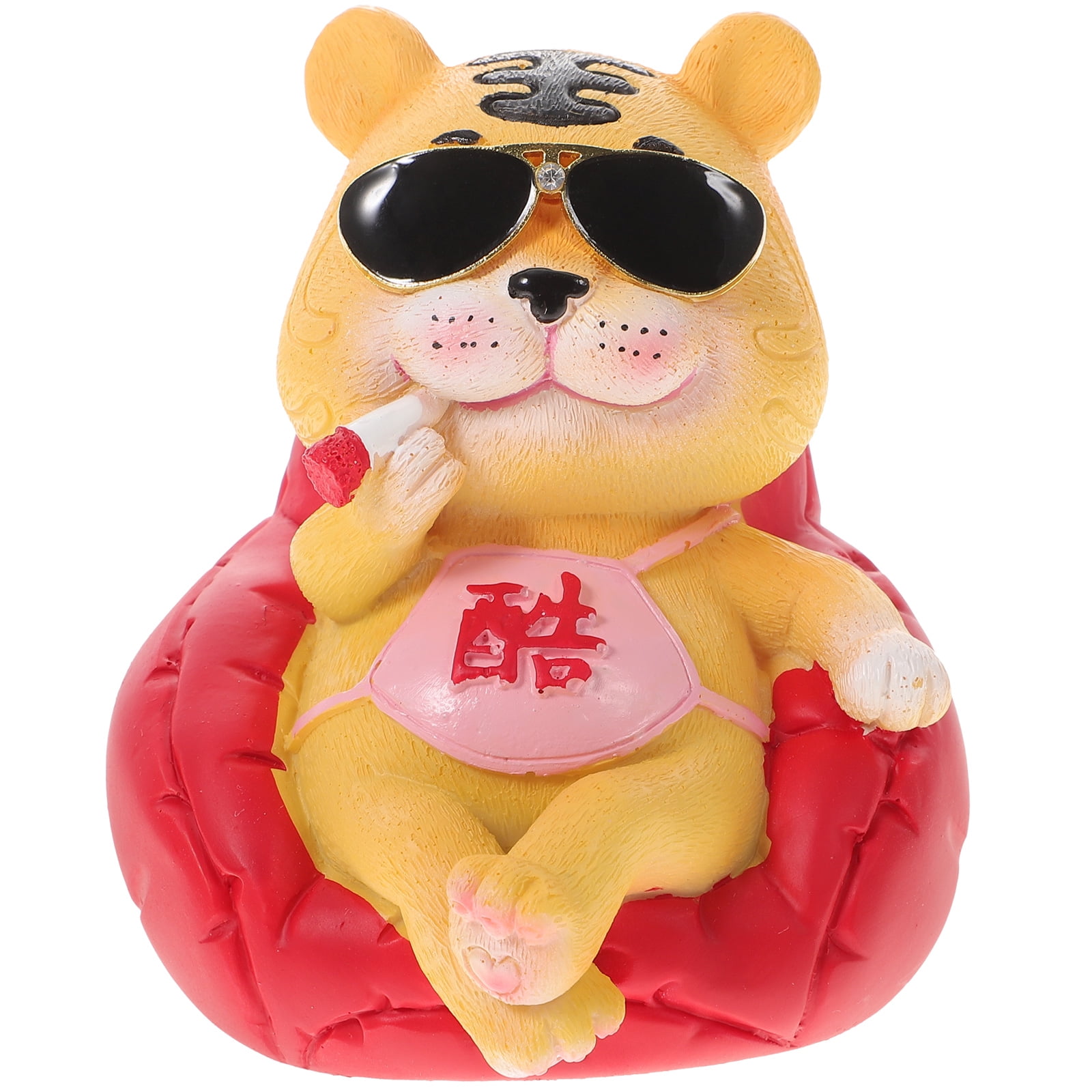 Home Ornament Resin Tiger Statue Figurines Gargoyle Sloth Child Baby ...