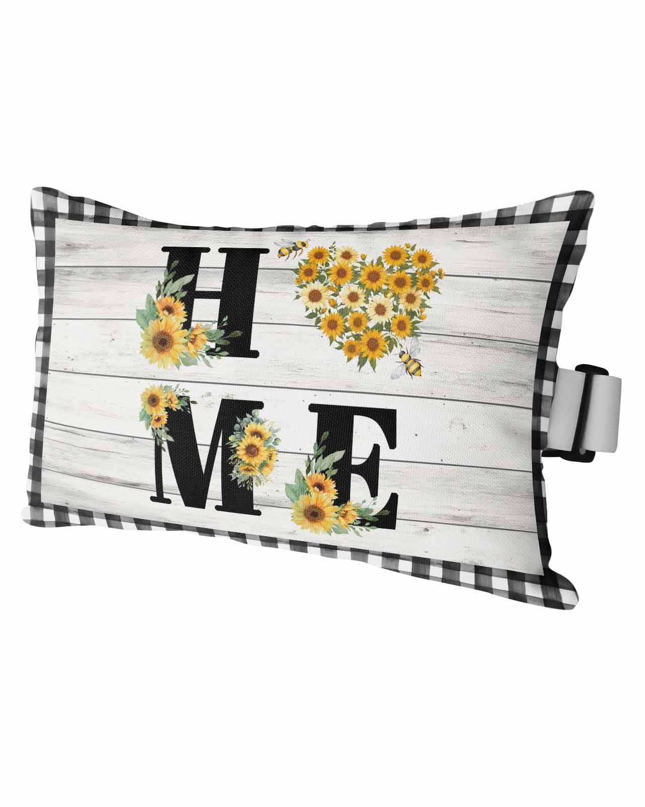 Home Outdoor Head Resting Pillows with Insert Summer Sunflower Romantic ...