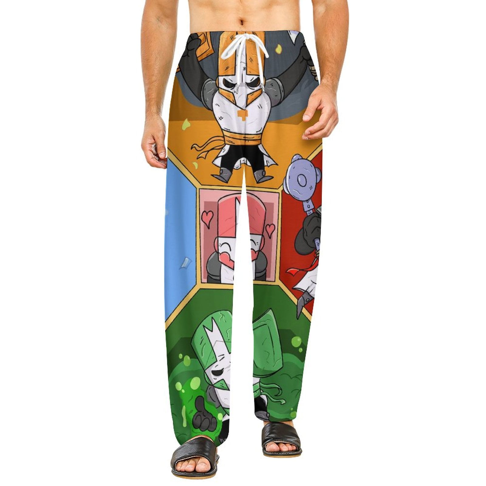 Home Pajamas Castle Crashers Unisex Soft And Comfortable Pajama Pants For Mens Womens Nightgown ...
