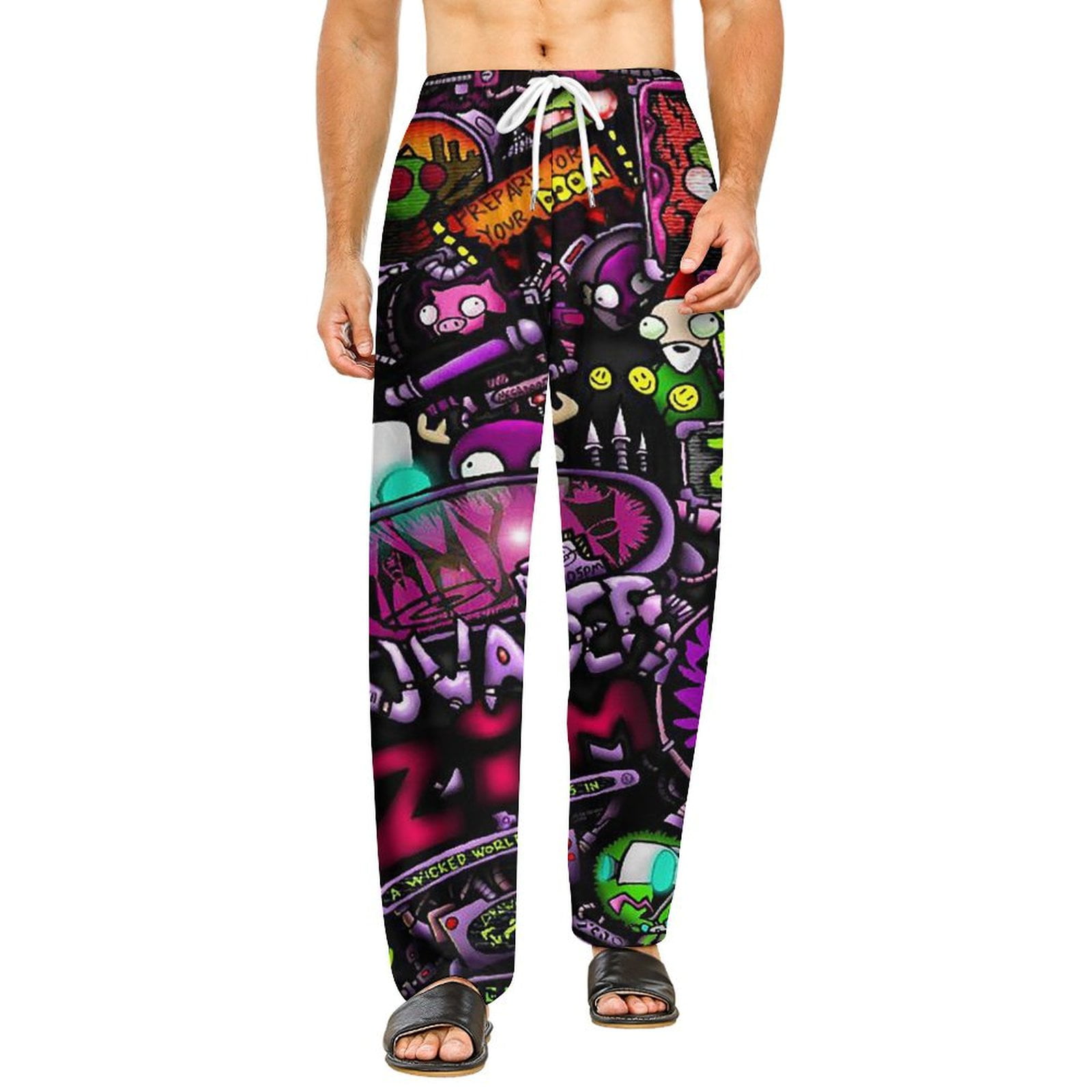 Home Pajamas Invader Zim Gir Unisex Soft And Comfortable Pajama Pants ...