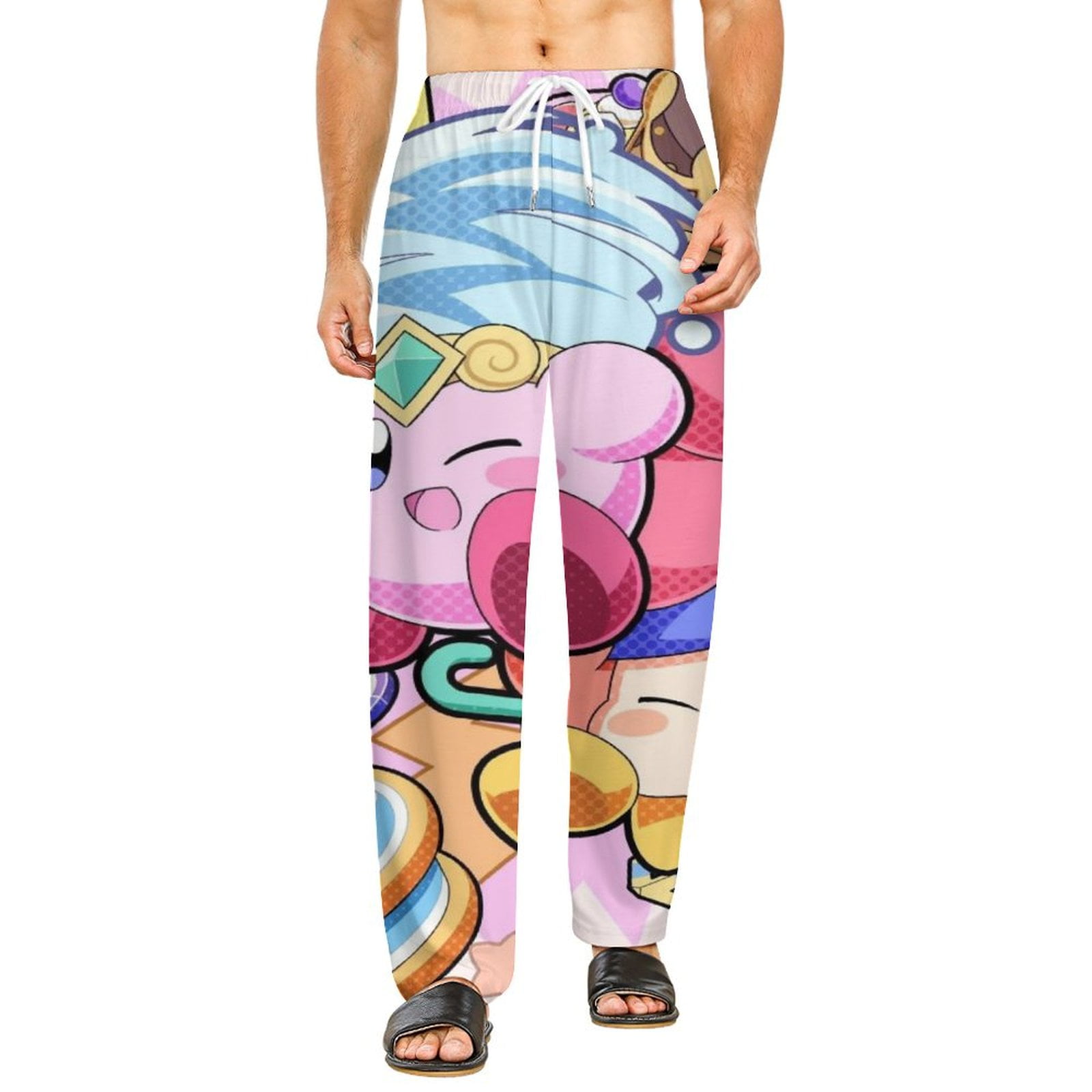 Home Pajamas Kir-by Unisex Soft And Comfortable Pajama Pants For Mens Womens Nightgown - Walmart.com