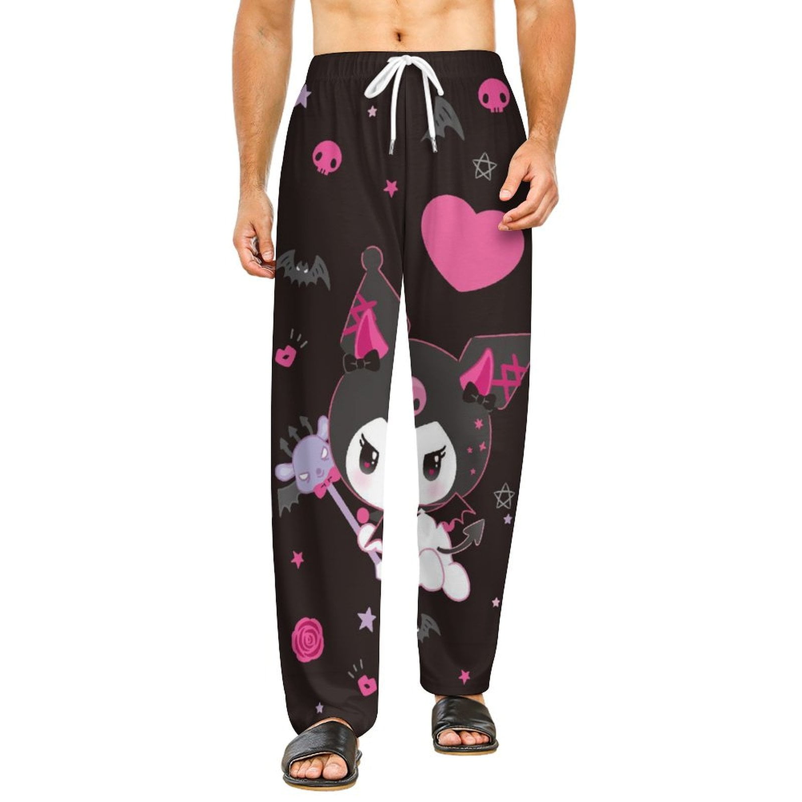 Home Pajamas Kuromi Unisex Soft And Comfortable Pajama Pants For Mens ...