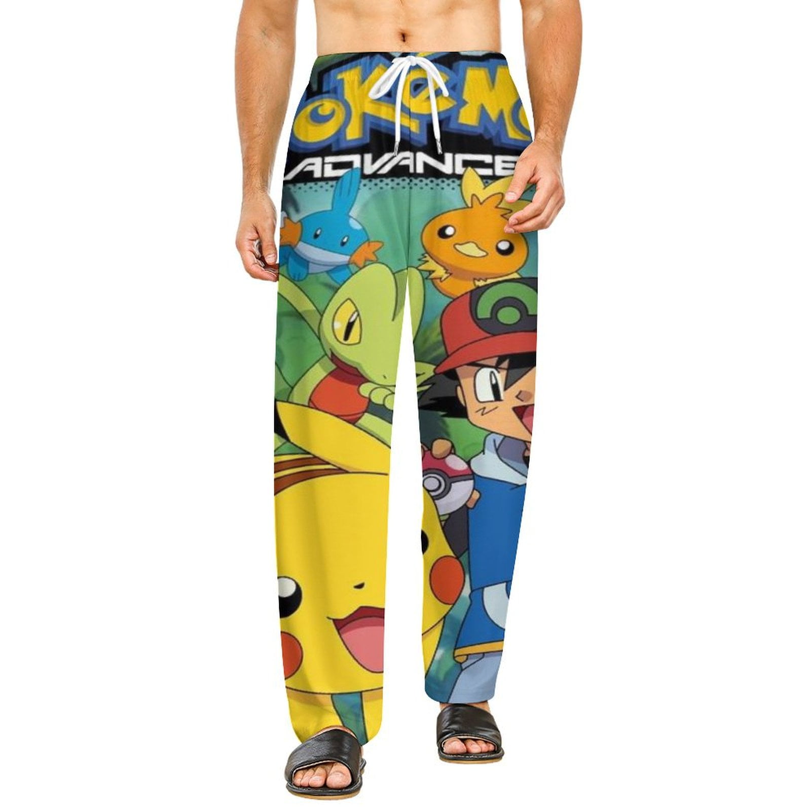 Home Pajamas Pokemon Unisex Soft And Comfortable Pajama Pants For Mens Womens Nightgown ...