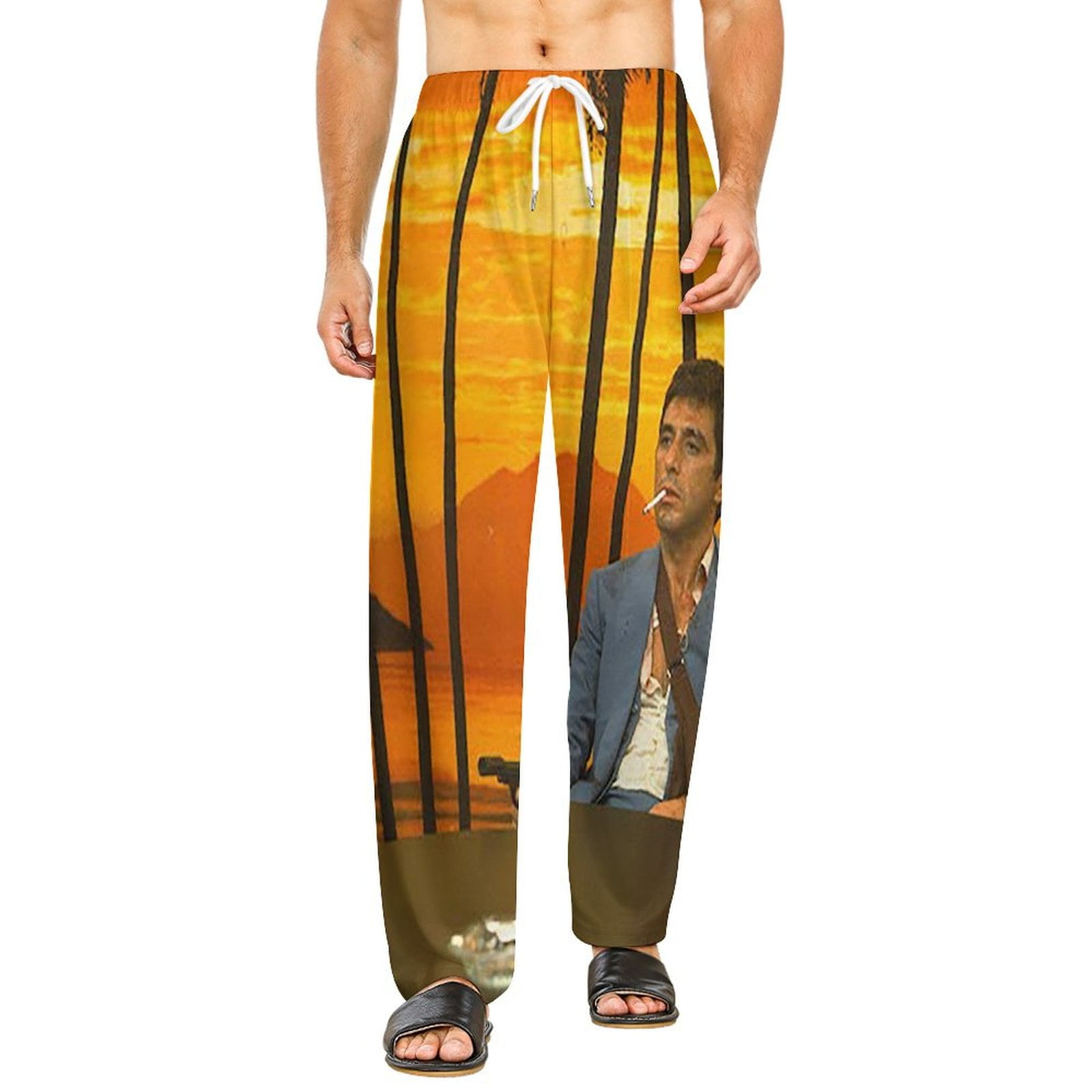 Home Pajamas Scarface Unisex Soft And Comfortable Pajama Pants For Mens ...