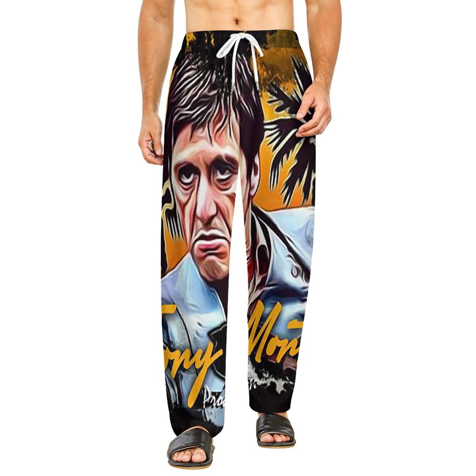 Home Pajamas Scarface Unisex Soft And Comfortable Pajama Pants For Mens ...