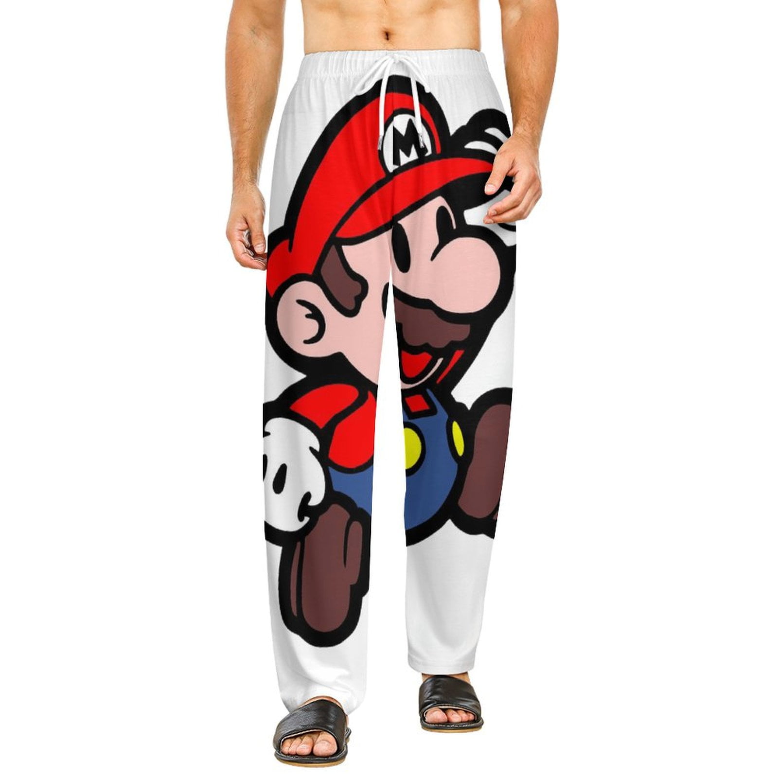 Home Pajamas Super Mario Unisex Soft And Comfortable Pajama Pants For Mens Womens Nightgown ...