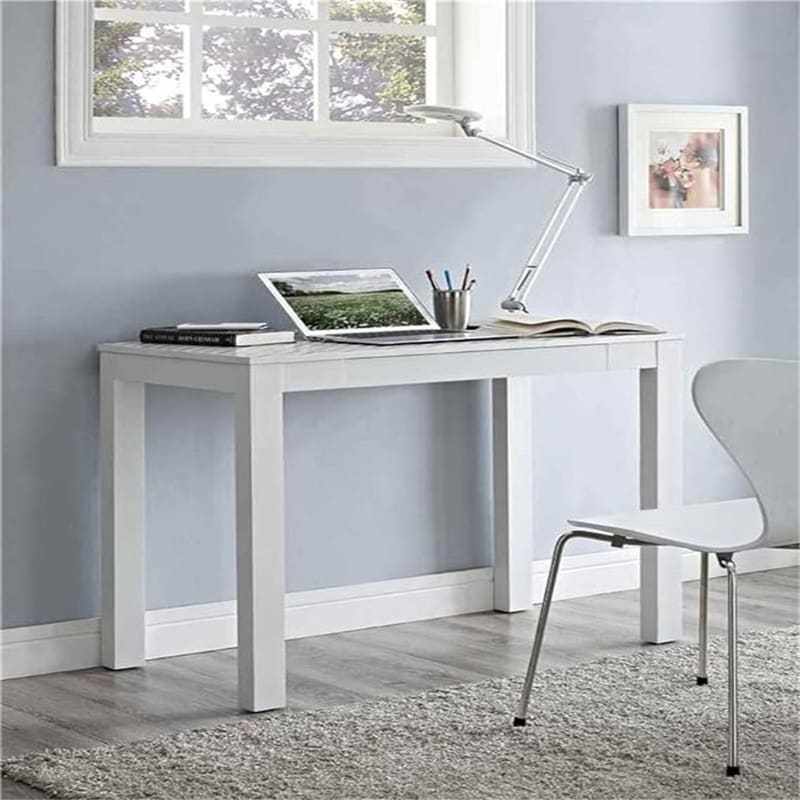 Home Parsons Computer Desk with Drawer Chevron - Walmart.com