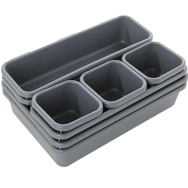 Home Plastic Storage Box Divided Eight-Piece Set For Storage And ...