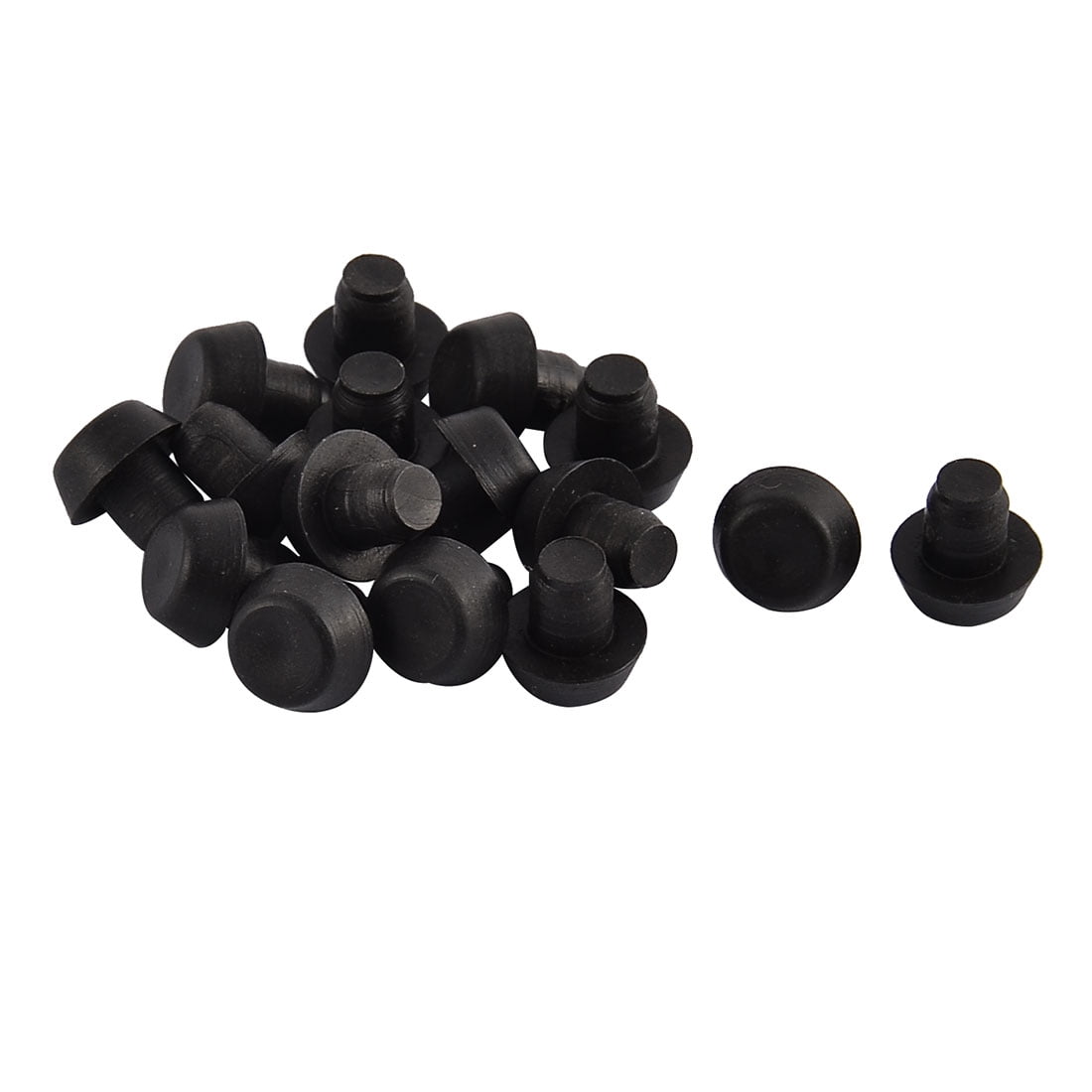 Home Plastic Table Desk Buffer Protector Shock Protection Pads Black ...
