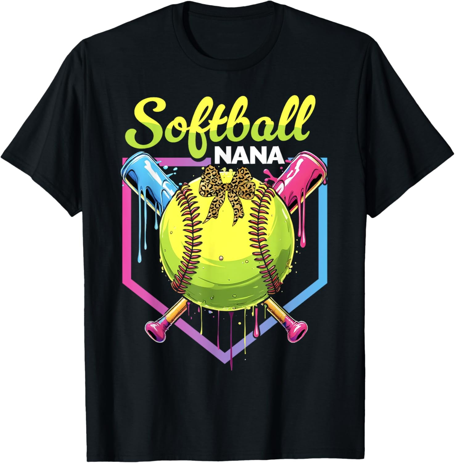 Home Plate Softball Drip Graphics - Walmart.com
