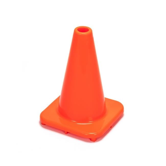Home Plus Orange Safety Cone 12 in. H X 8.3 in. W - Walmart.com