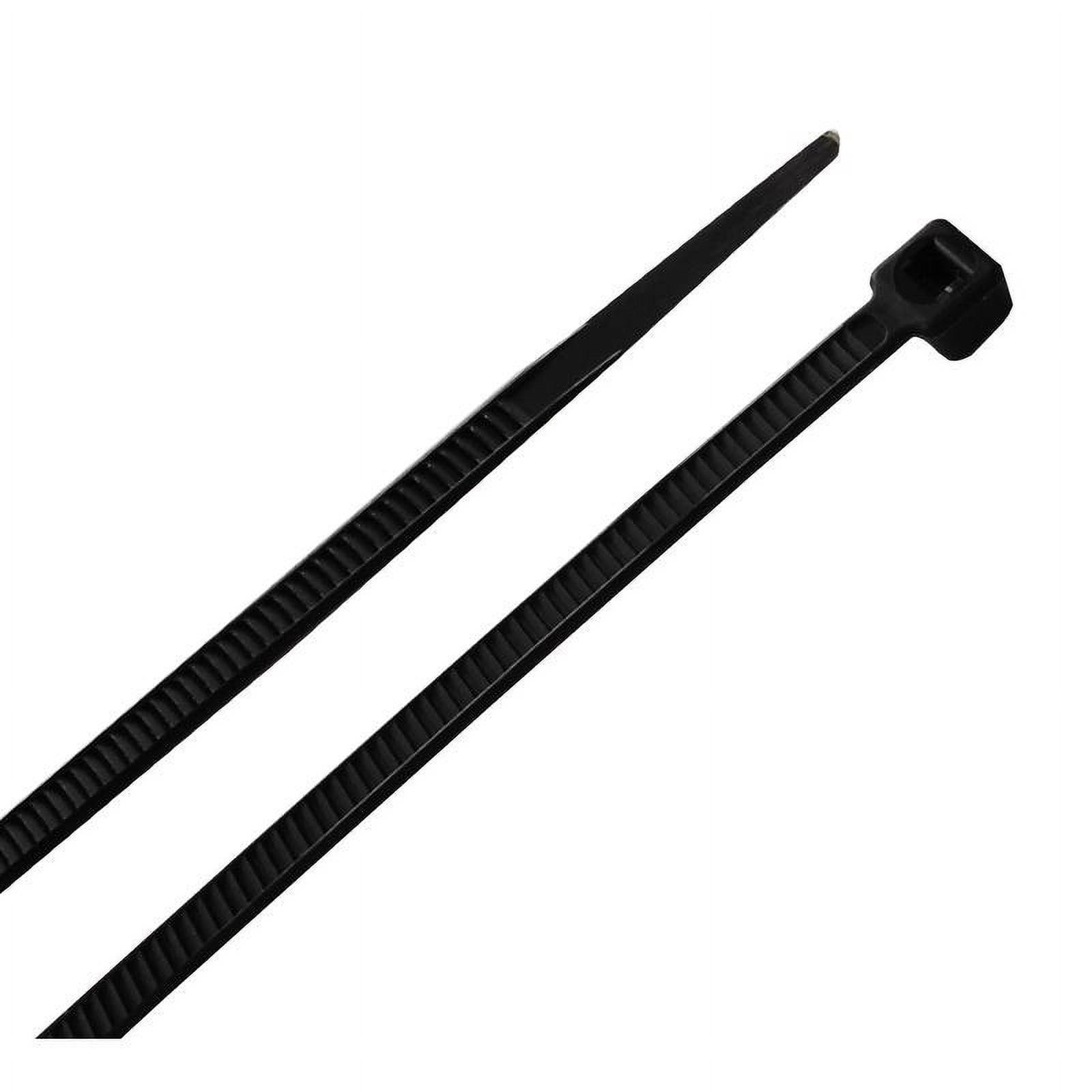 Home Plus 3004650 5.7 in. Cable Tie, Black - Pack of 100 - Walmart.com