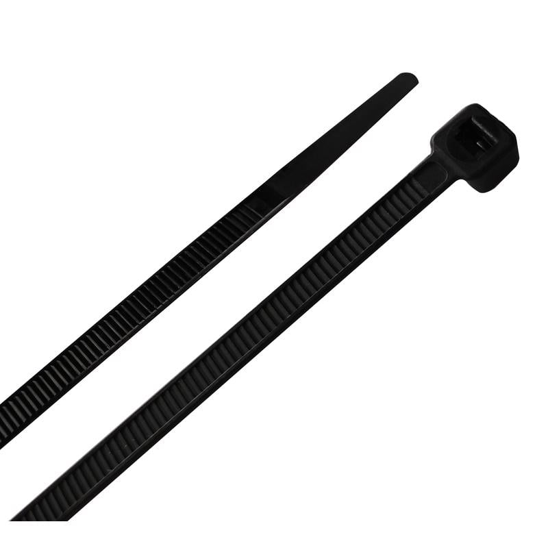 Home Plus 3004663 14.5 in. Cable Tie, Black - Pack of 100 - Walmart.com