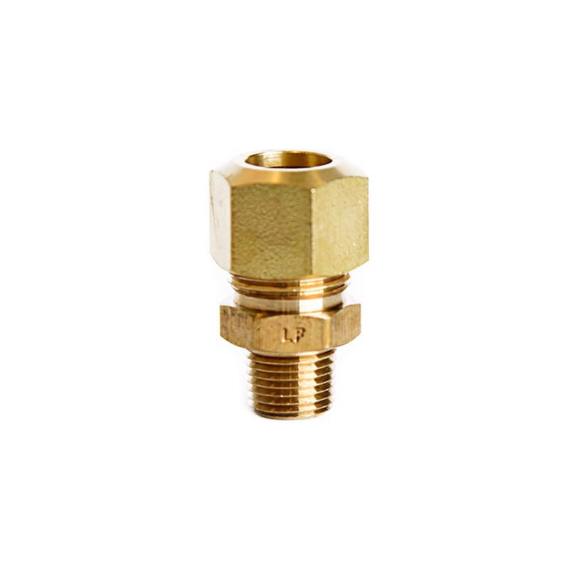 ATC 3/8 in. Compression bin X 1/8 in. D MPT Brass Connector - Walmart.com