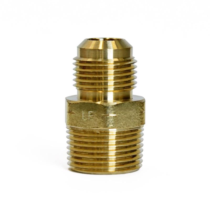 Home Plus 4017444 0.63 in. Flare x 0.75 in. Male Brass Adapter - Pack of 5 - Walmart.com