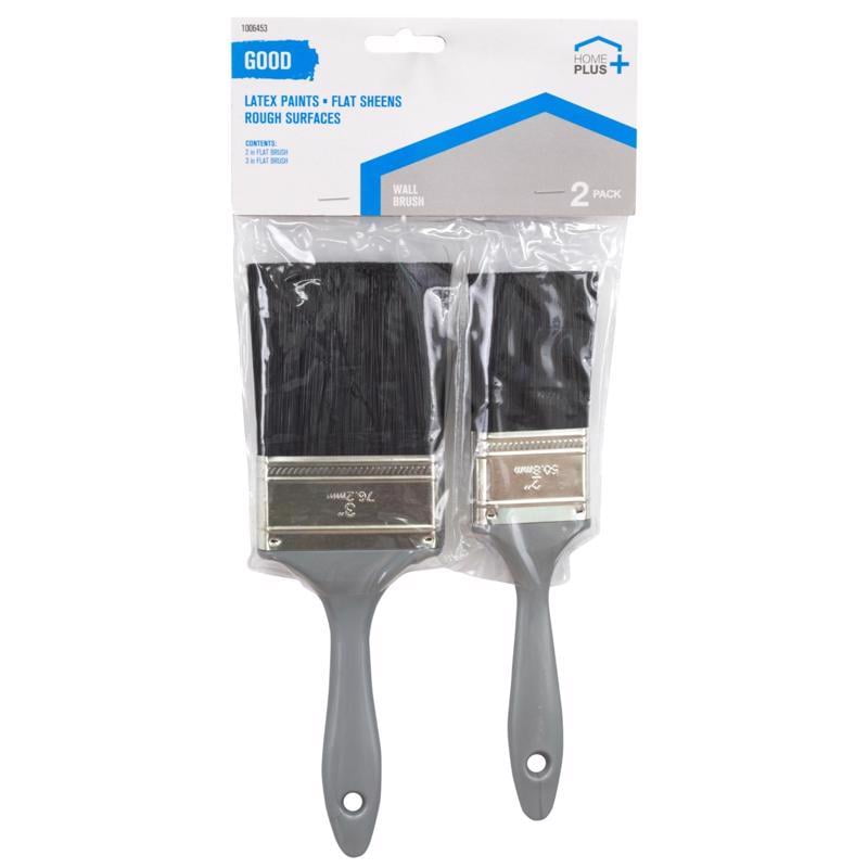 Home Plus Good Flat Paint Brush Set - Walmart.com