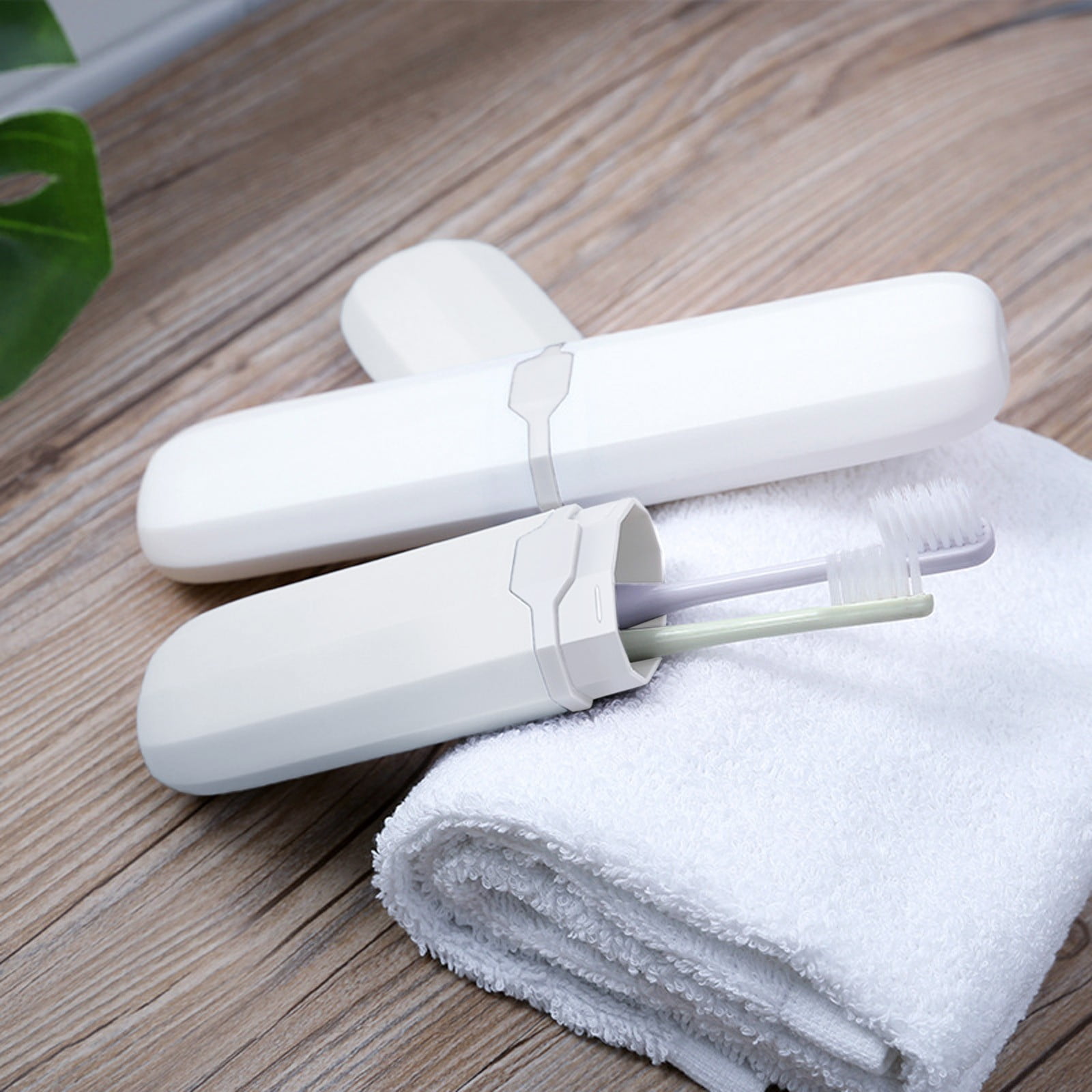 Home Portable Toothbrush Case Travel Toothbrush Case Cutlery Case ...