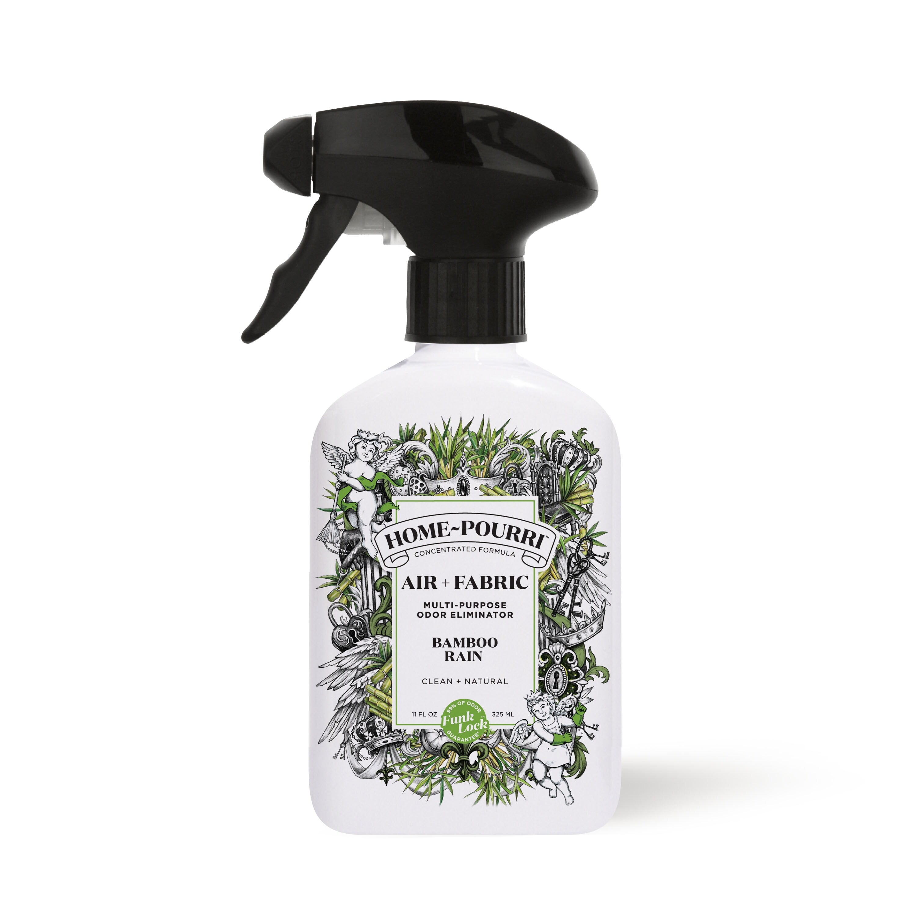 Home-Pourri Air+Fabric Multi-Purpose Odor Eliminator Bamboo Rain - 11 ...