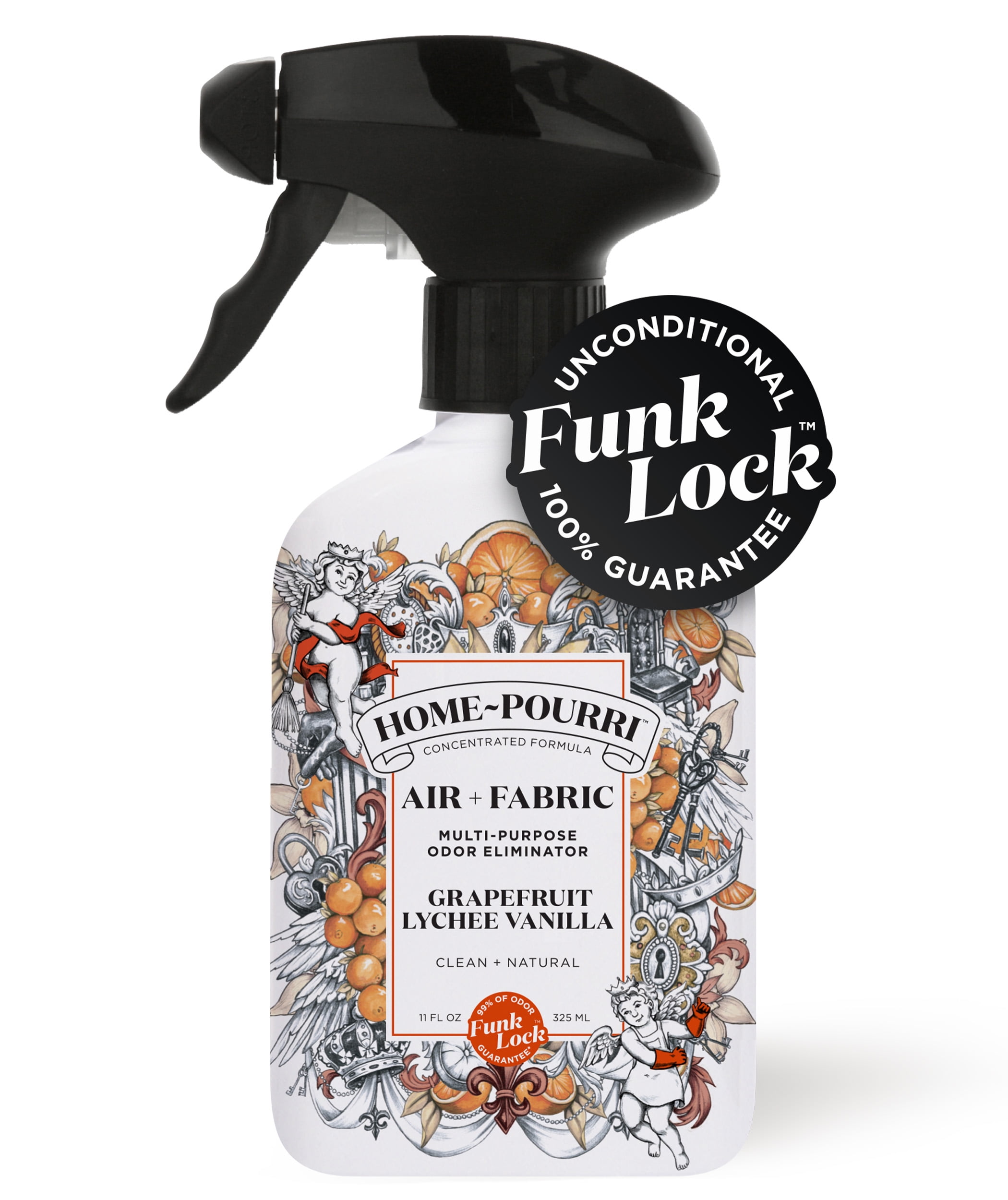 Poo-Pourri Home-Pourri Air and Fabric Odor Eliminator Spray, Grapefruit ...
