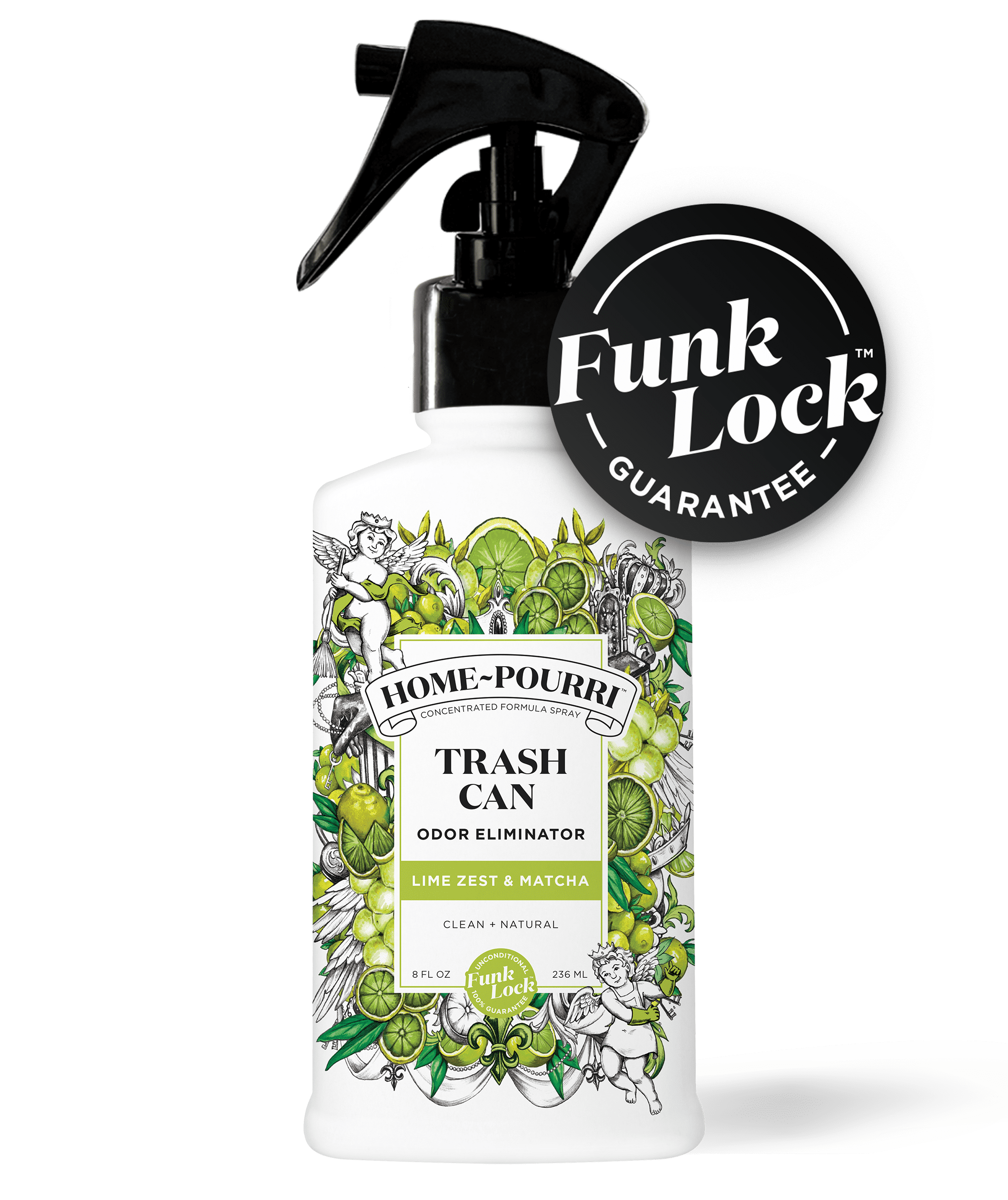 Home-Pourri Trash Can Odor Spray Lime Zest + Matcha 8 oz - Walmart.com