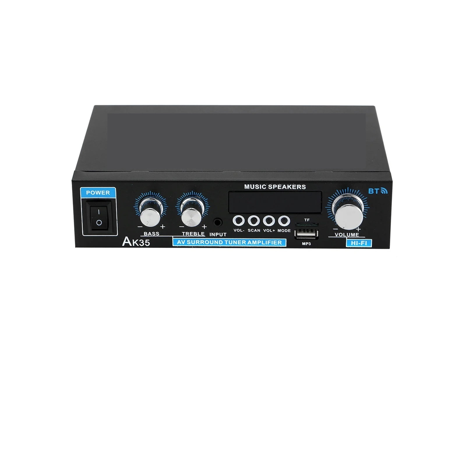 Home Power Amplifier 2 Channel Bluetooth 5.0 Mini Hifi Digital Stereo ...