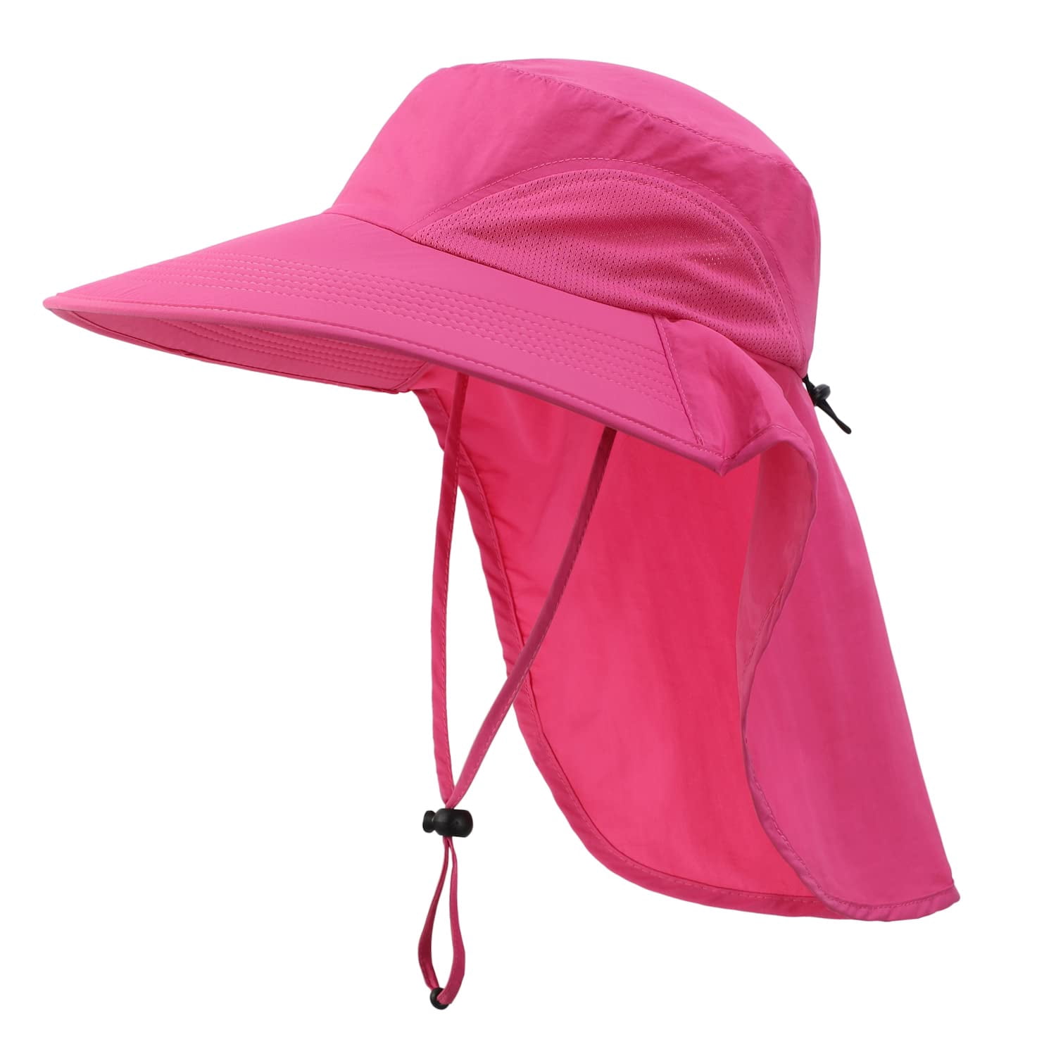 Home Prefer Outdoor UPF50+ Sun Hat Wide Brim Mesh Fishing Hat with Neck ...