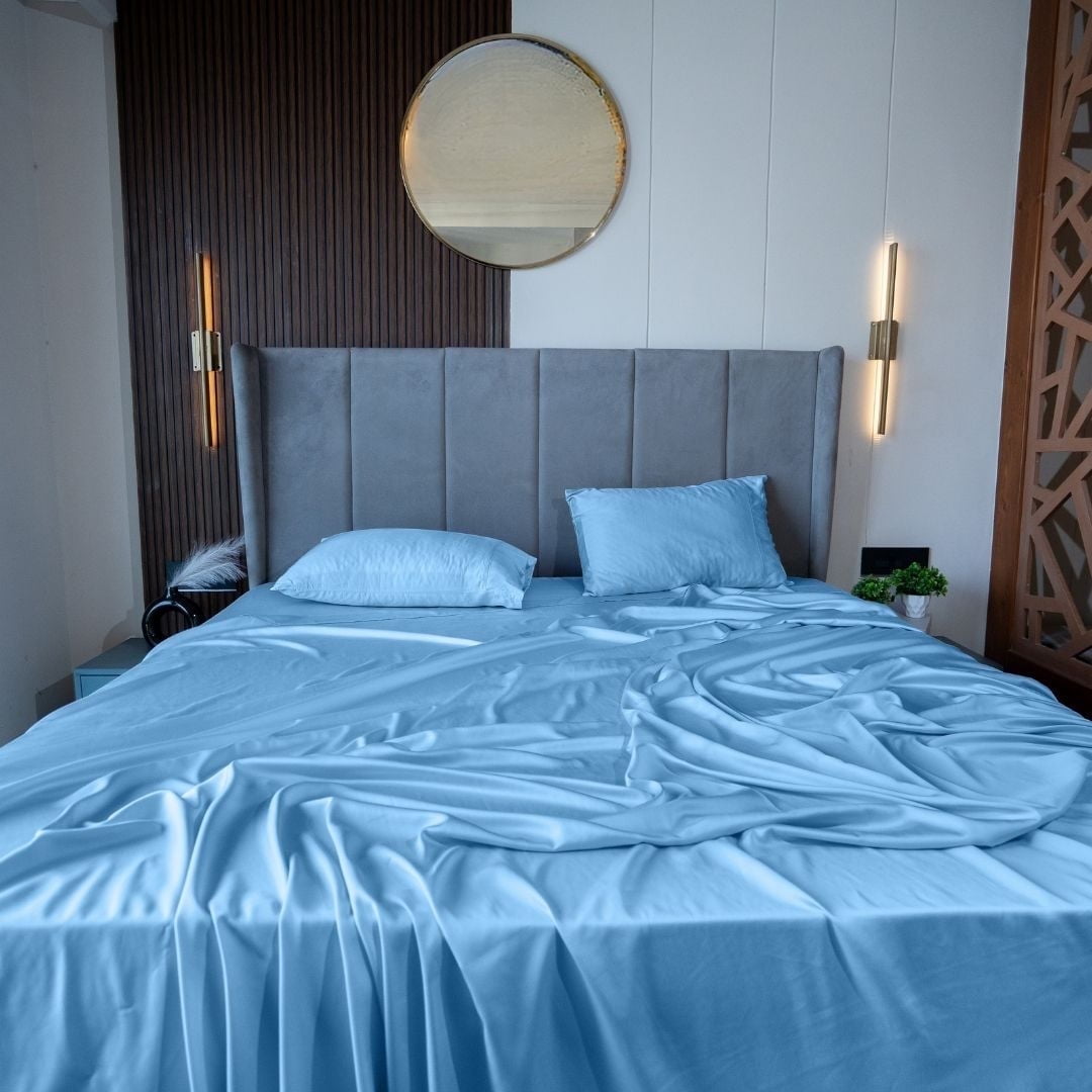 Home Prides Queen Bamboo Sheets Set - 100% Bamboo Viscose, Silky Soft ...