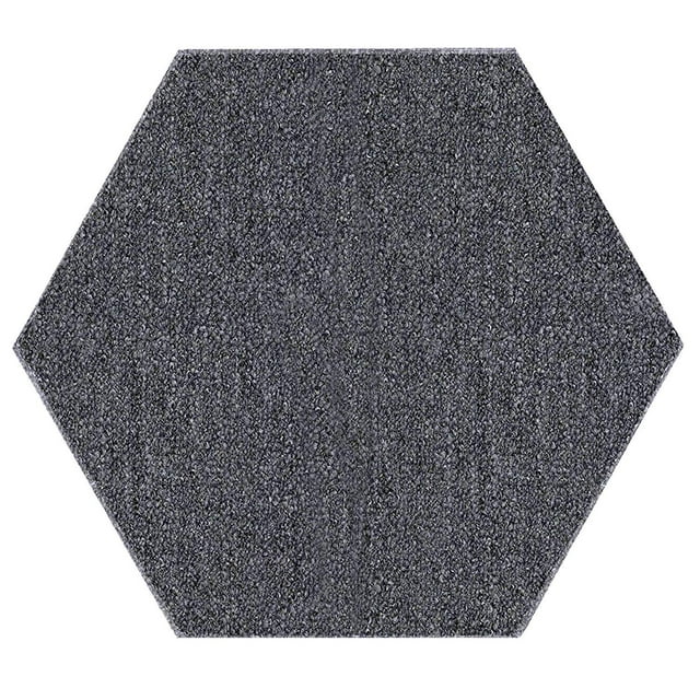 Home Queen Indoor Outdoor Commercial Hexagon Shape Area Rug Grey - 6 ...