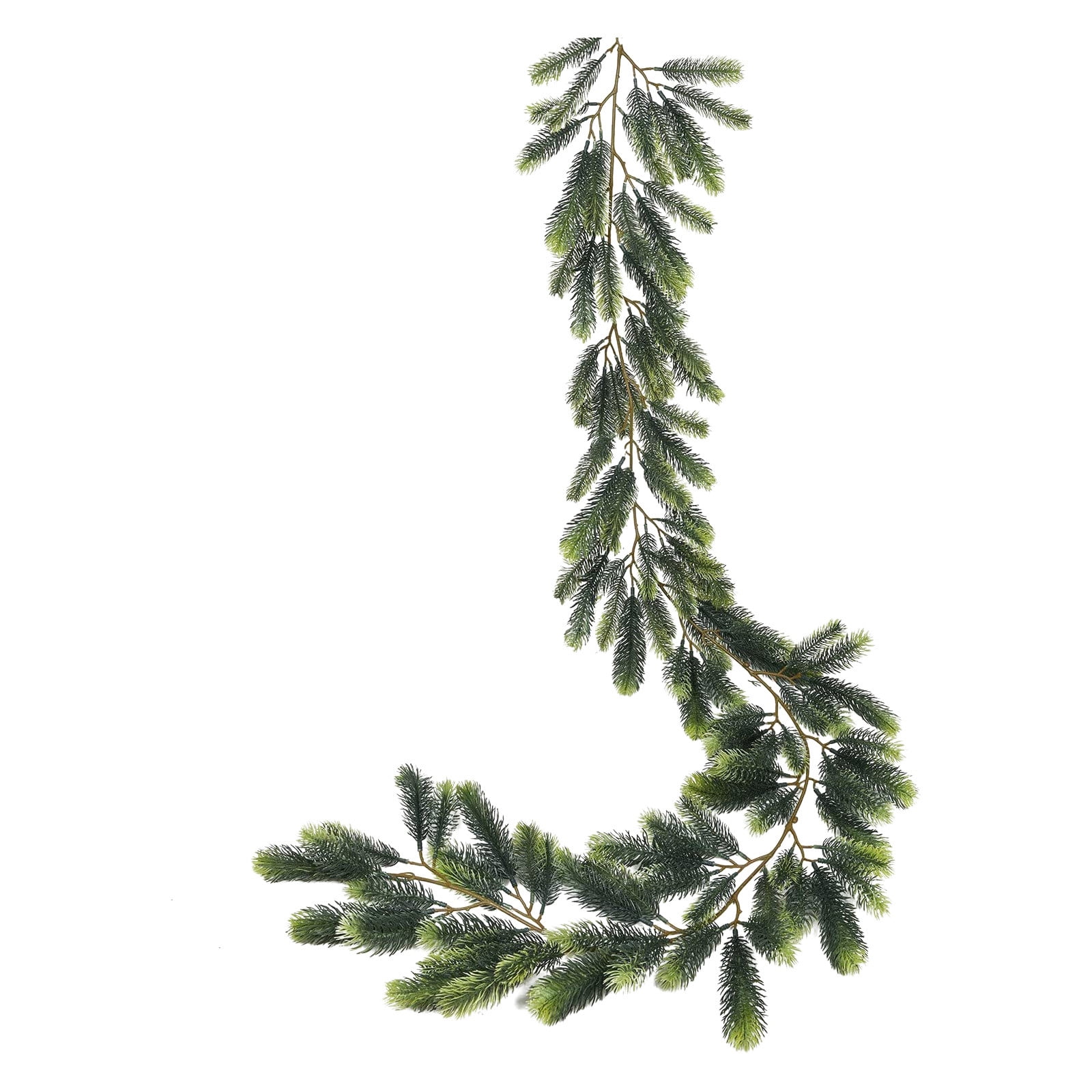 Home Real-touch Cedar Evergreen Artificial Christmas Garland(6FT,B ...