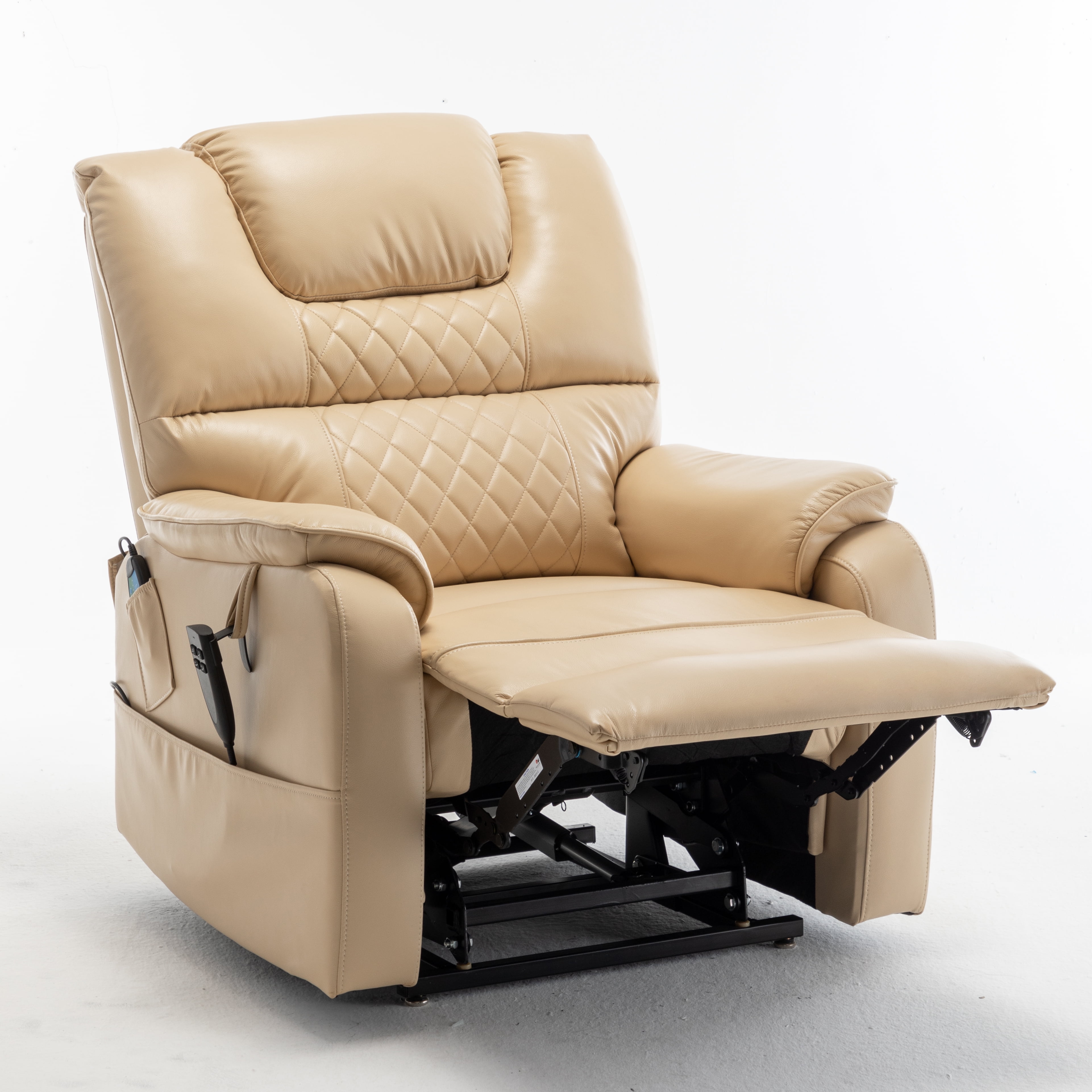Home Recliner Chair with Remote Control for Living Room, Single PU ...