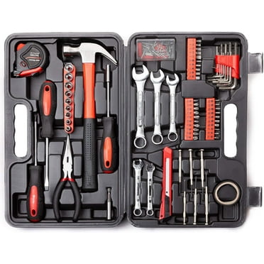 Rirool 148 Piece Hand Tool Set with Hard Case for DIY & Home Repair ...